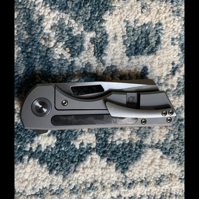 Bladebinge - Brian Brown Yeager-M Frame Lock Flipper Titanium Handle w ...