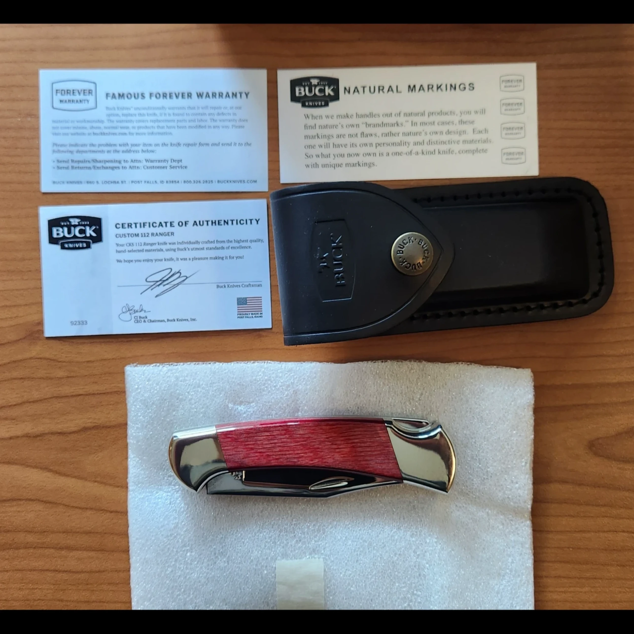 Bladebinge - Custom Buck 112 Ranger Knife