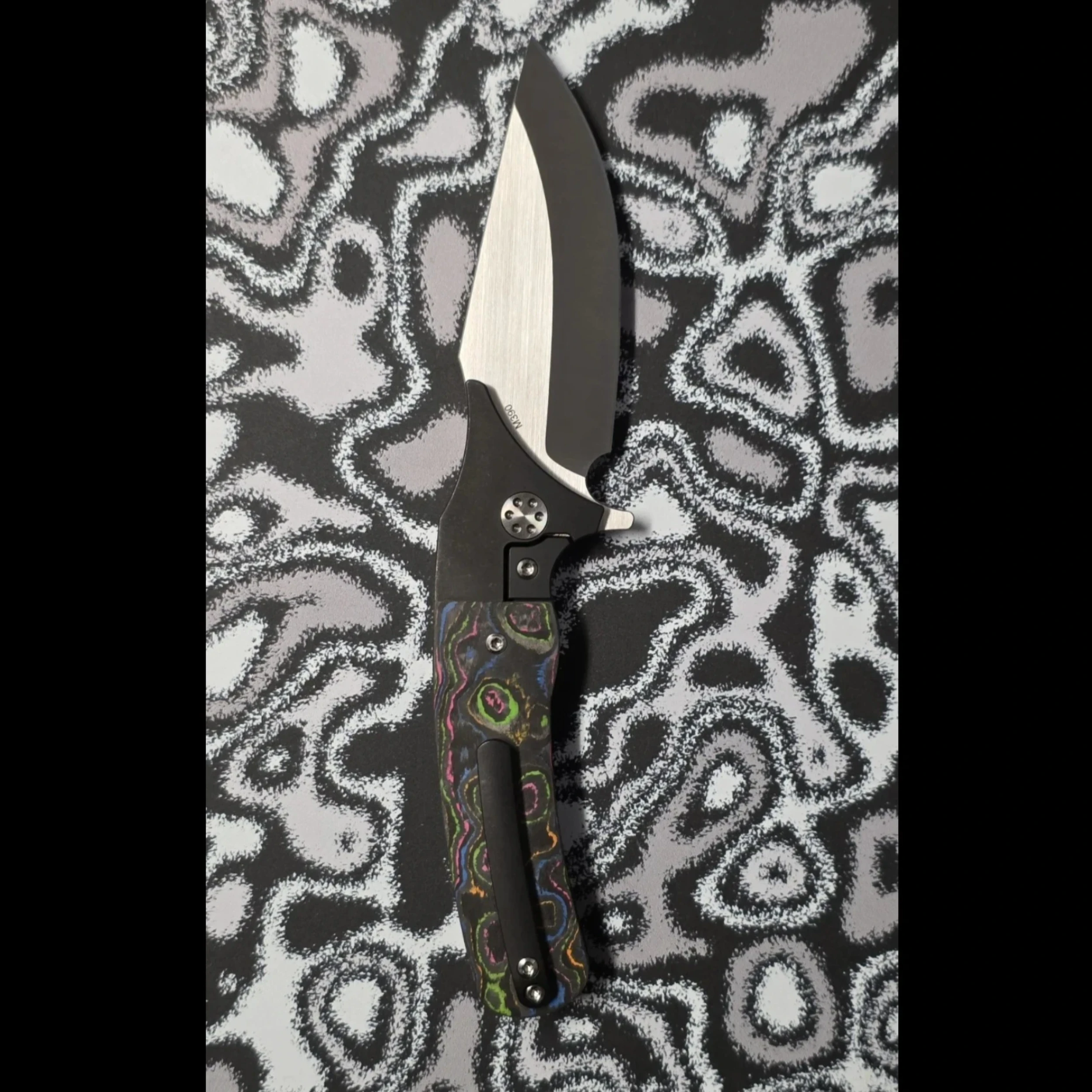 Bladebinge - Beans Blades Javelin Folding Knife Titanium Black PVD 80s ...