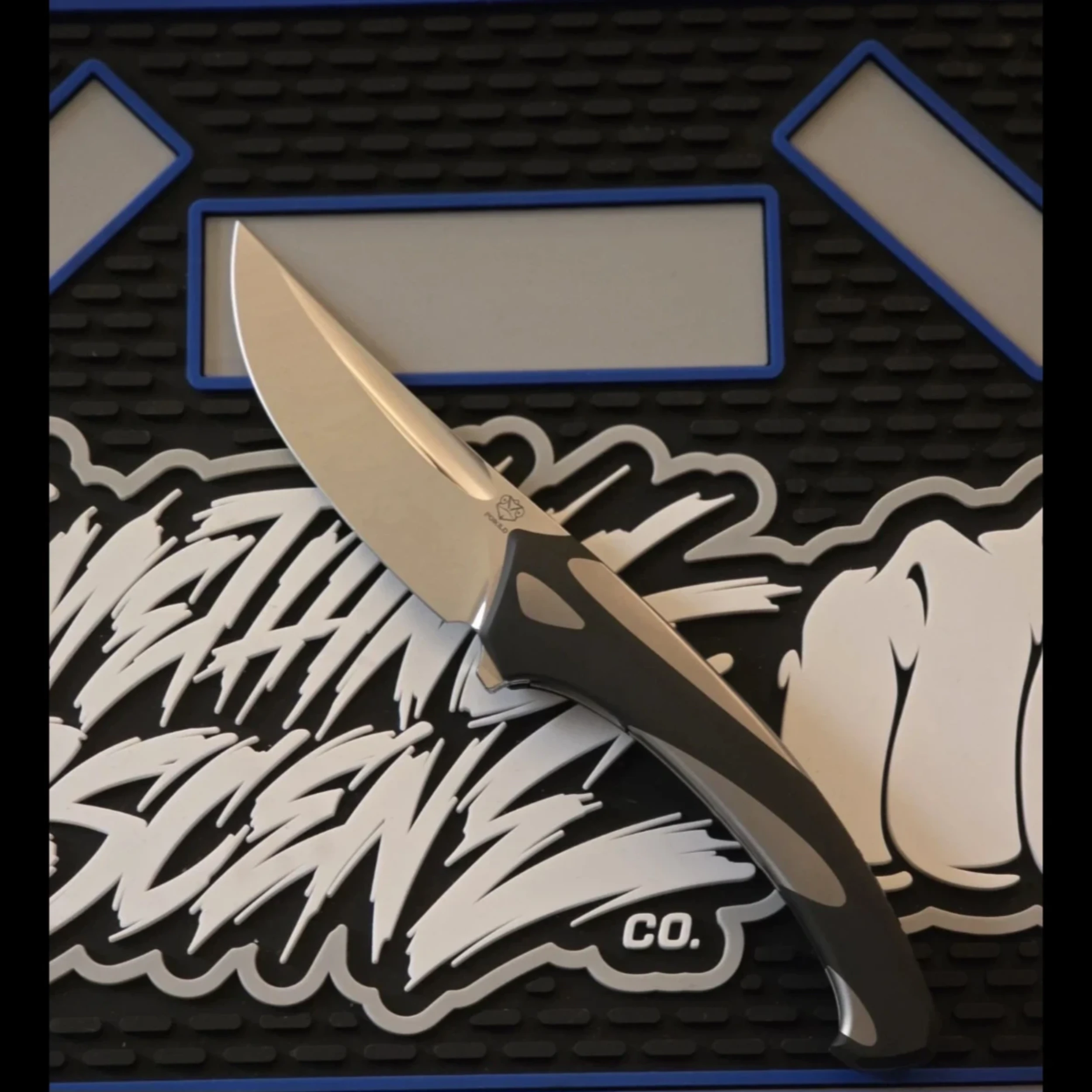 Bladebinge - Poikilo Blade Orca Folding Knife 3.5" Bohler M398 Steel ...