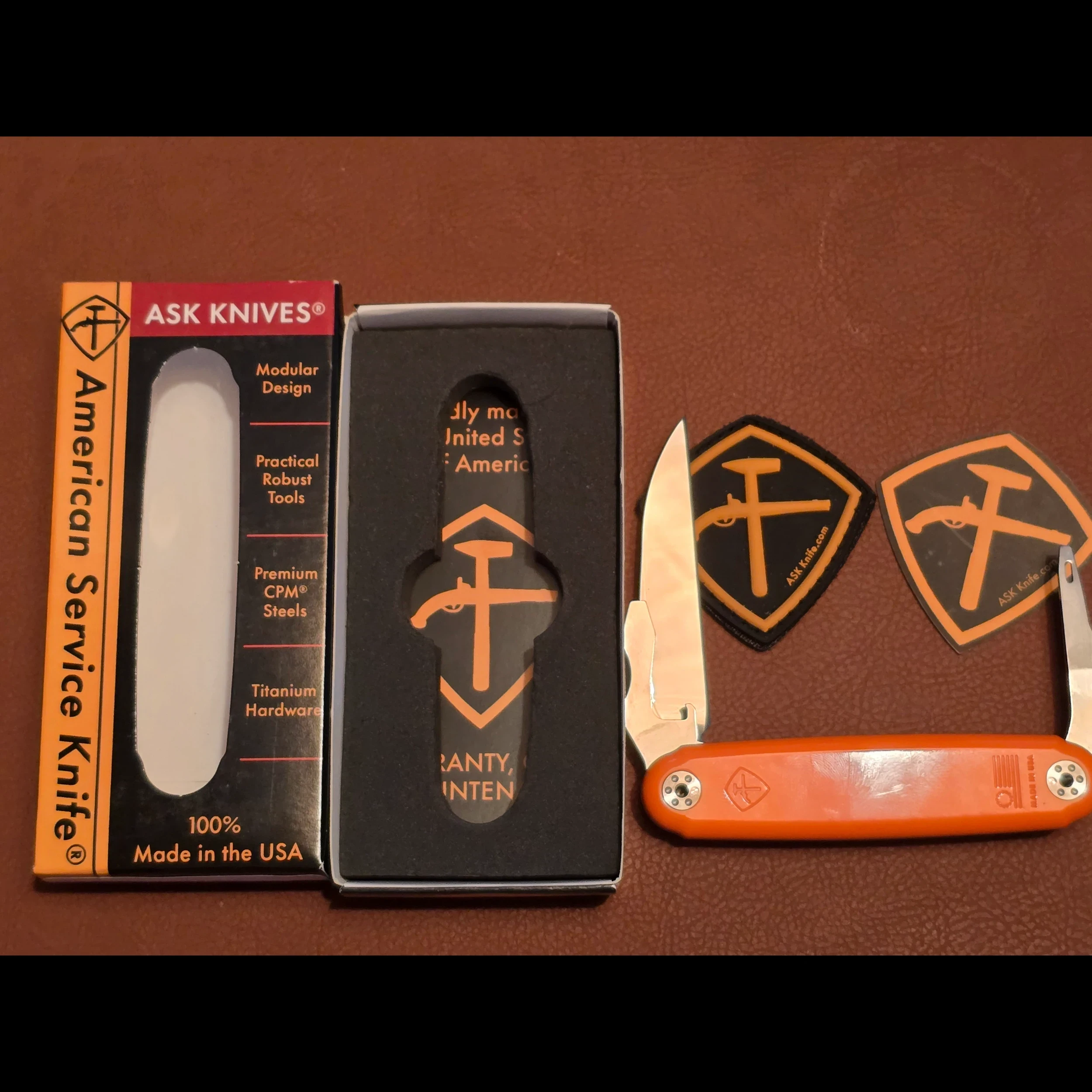 Bladebinge - ASK The Alchesay Slip Joint Multi-Tool Hi-Vis Orange ...