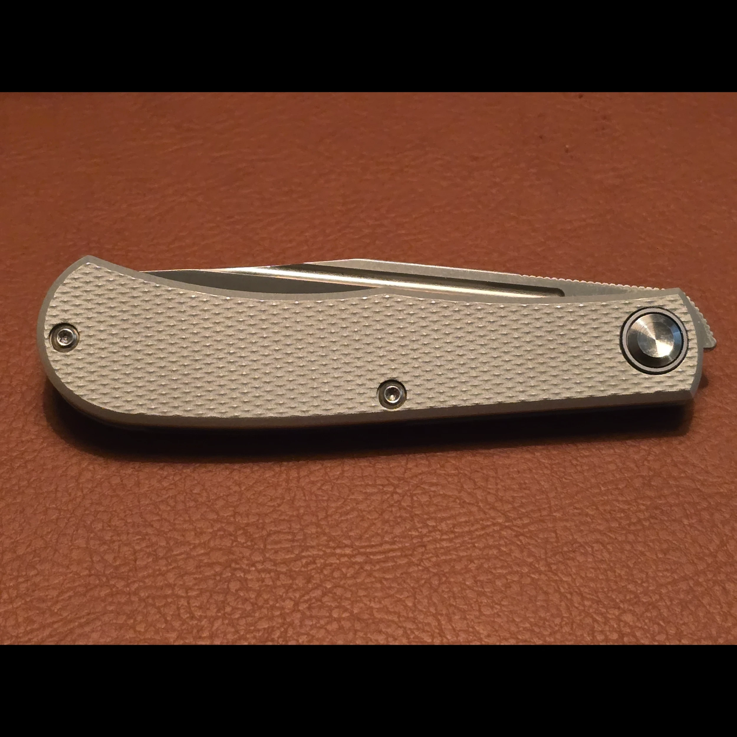 Bladebinge - Daedalus Knife Co. The Lab Liner Lock Knife Silver ...