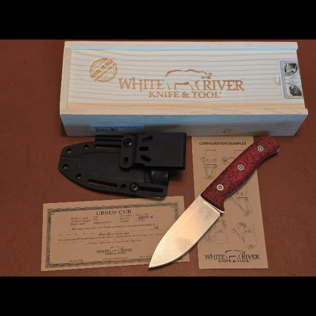 Bladebinge - White River Knives Ursus Cub MagnaCut Knife Bubble Gum ...