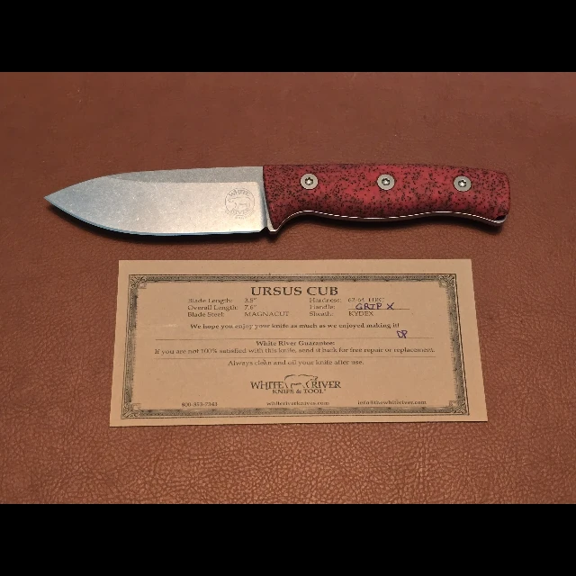 Bladebinge - White River Knives Ursus Cub MagnaCut Knife Bubble Gum ...