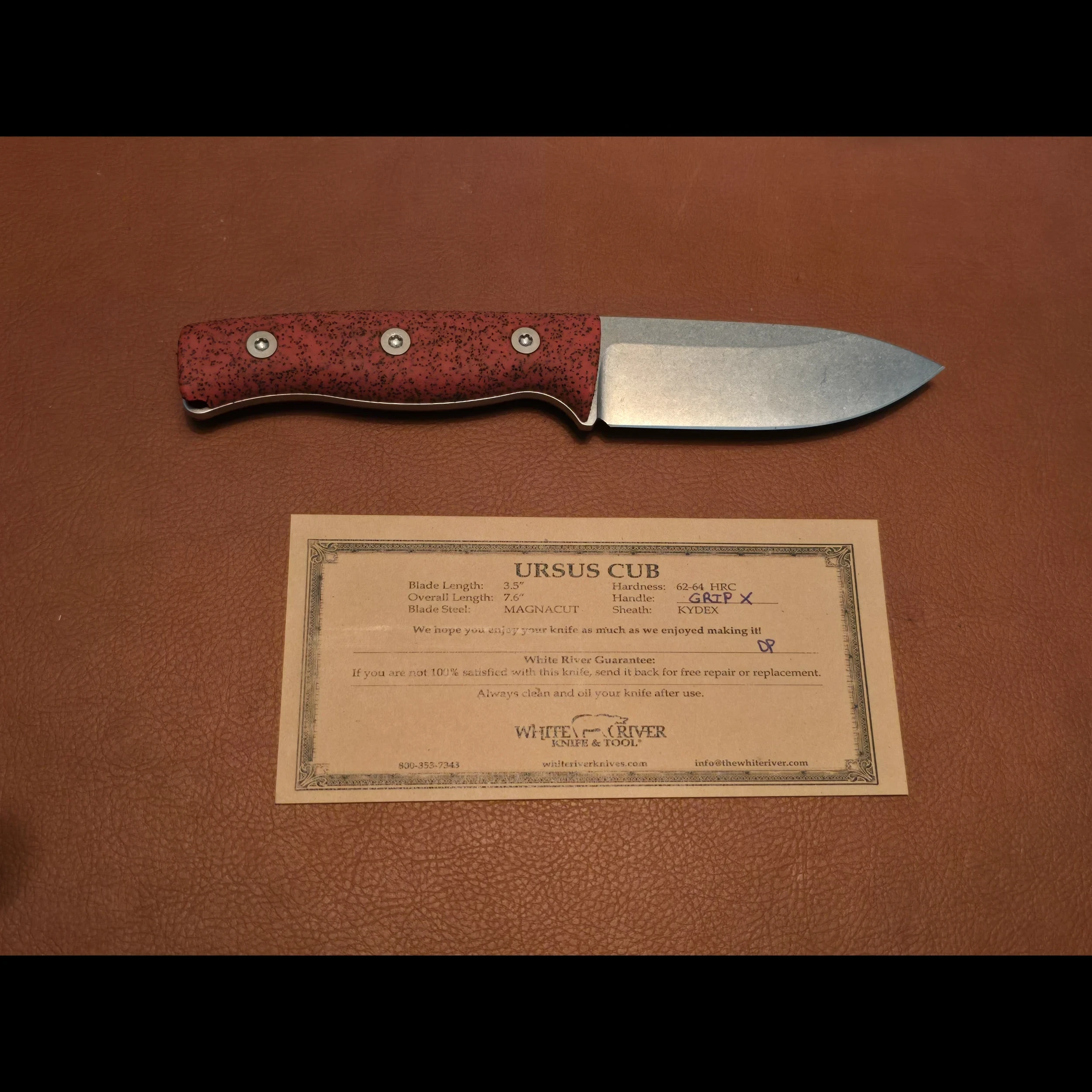 Bladebinge - White River Knives Ursus Cub MagnaCut Knife Bubble Gum ...