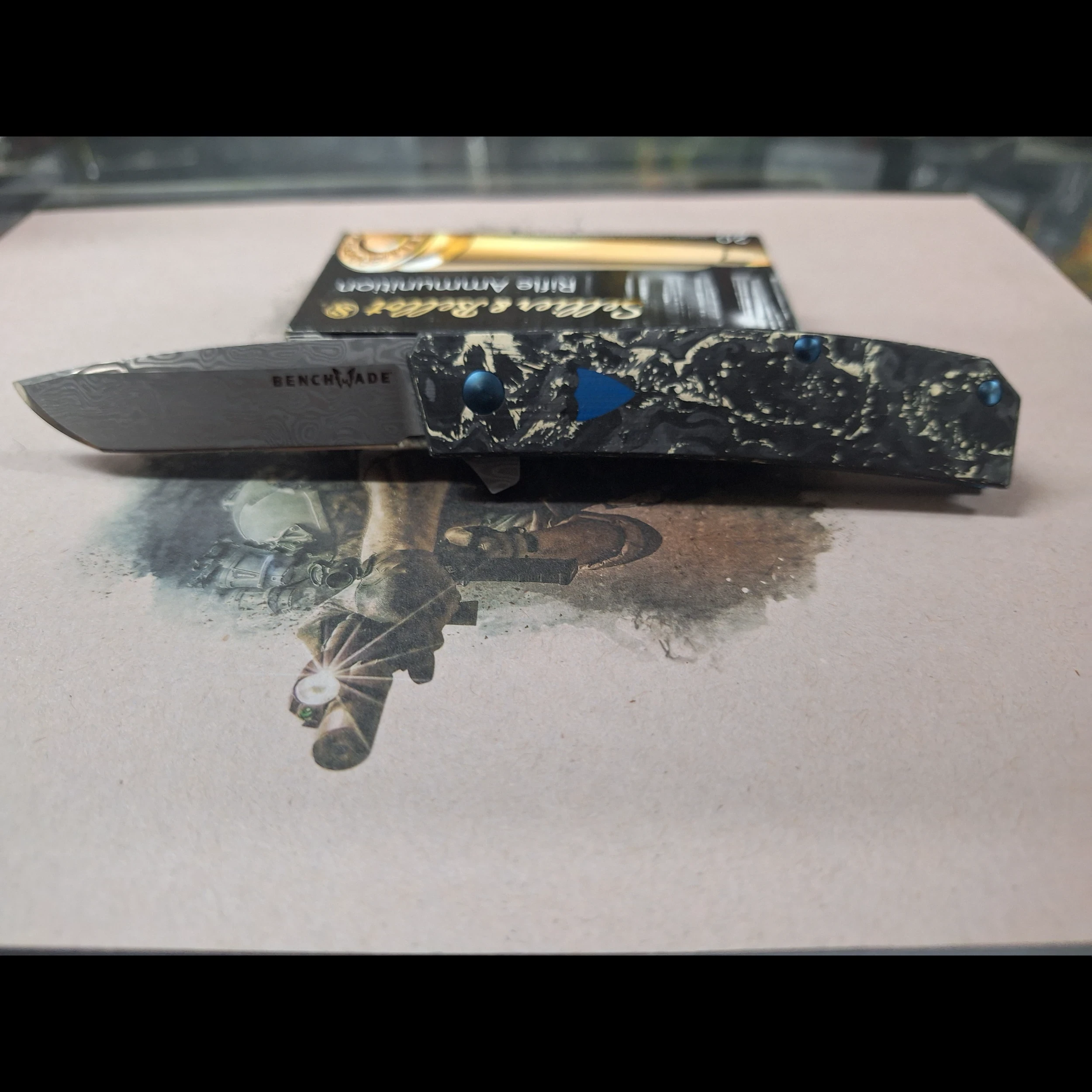 Bladebinge - Benchmade 601-211 gold class tengu