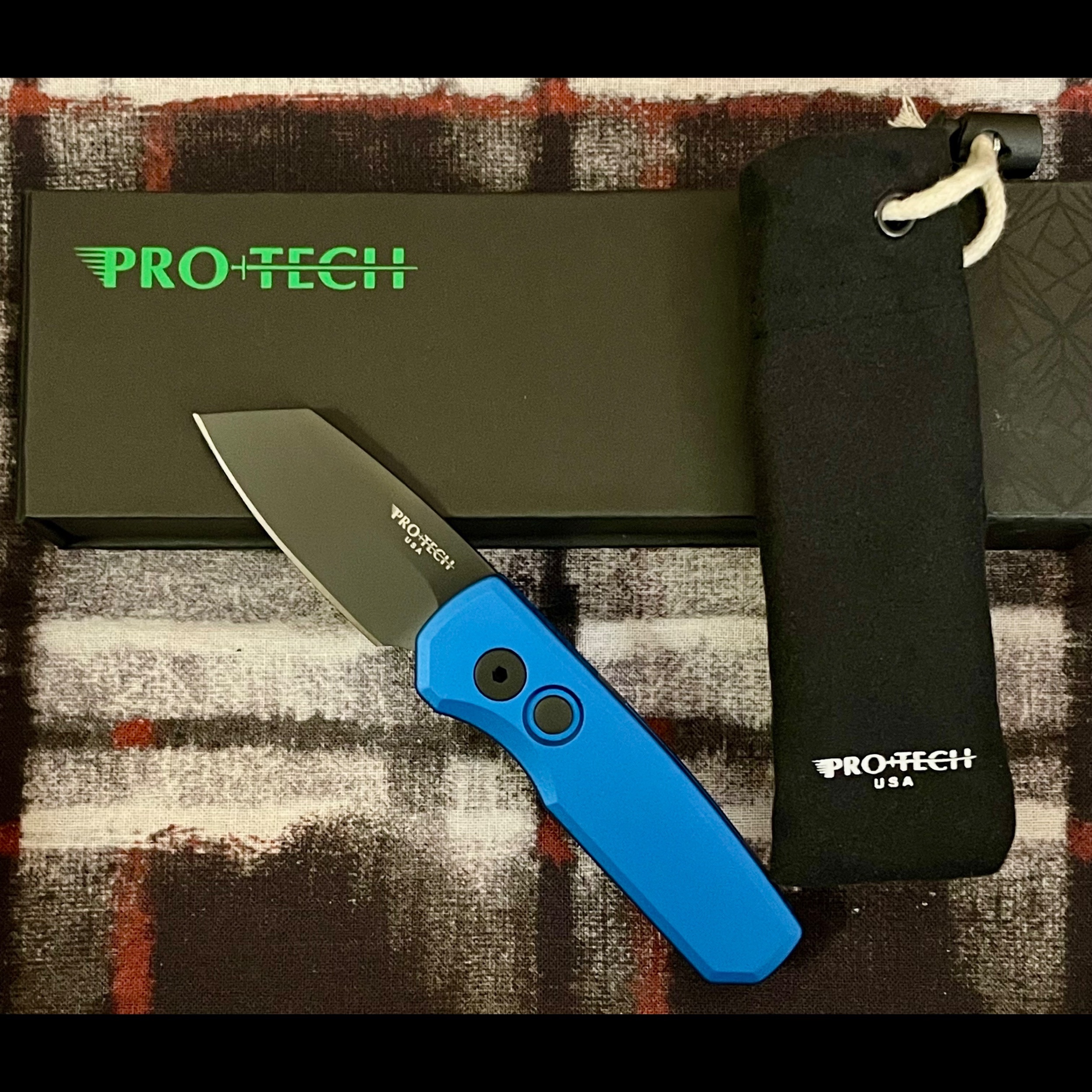 Bladebinge - KNIFE BUNDLE! ProTech Knives, Blue & Nexus Gray Aluminum ...