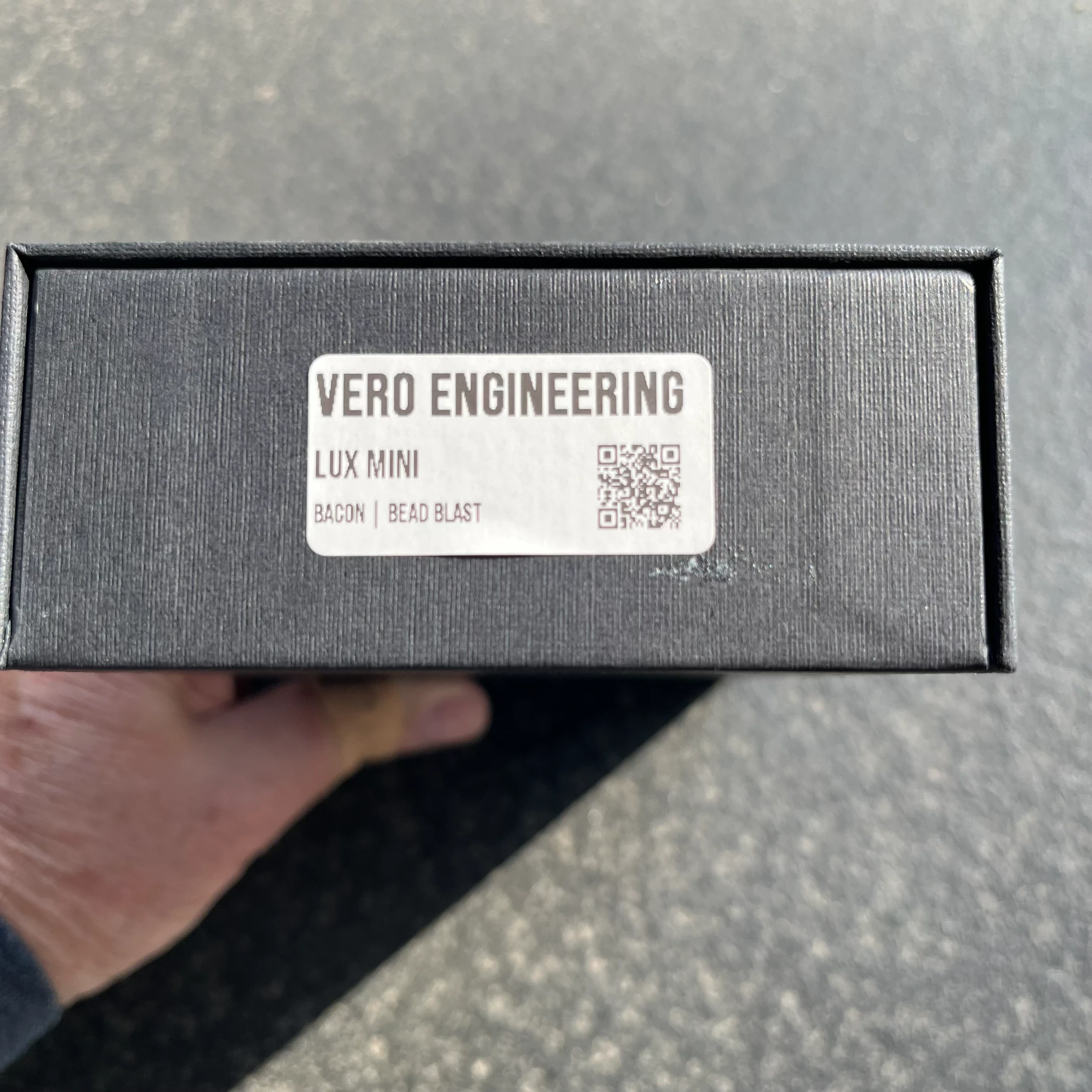 Bladebinge - Vero Engineering Lux Mini 3.3 in Chad Nichols Bacon Damascus