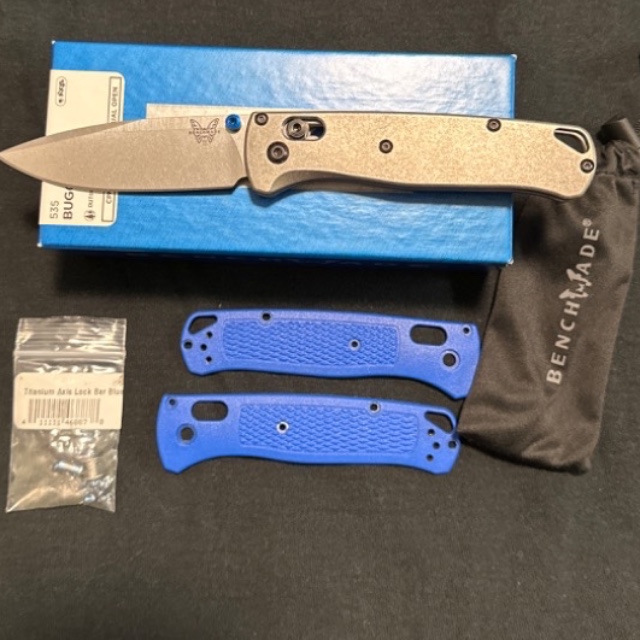 Bladebinge - Benchmade Bugout with titanium scales