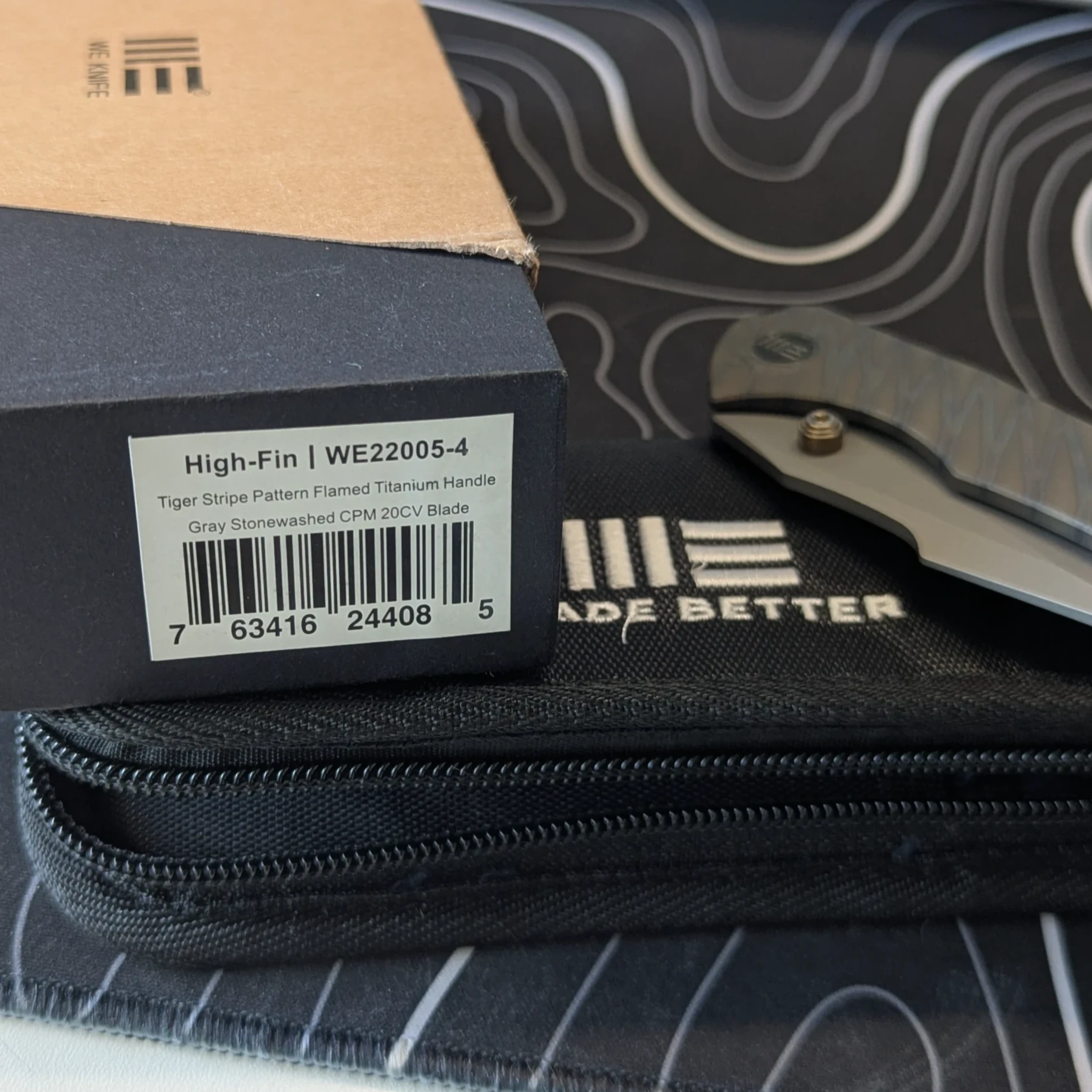 Bladebinge - WE High-Fin - Flamed Ti, 20CV