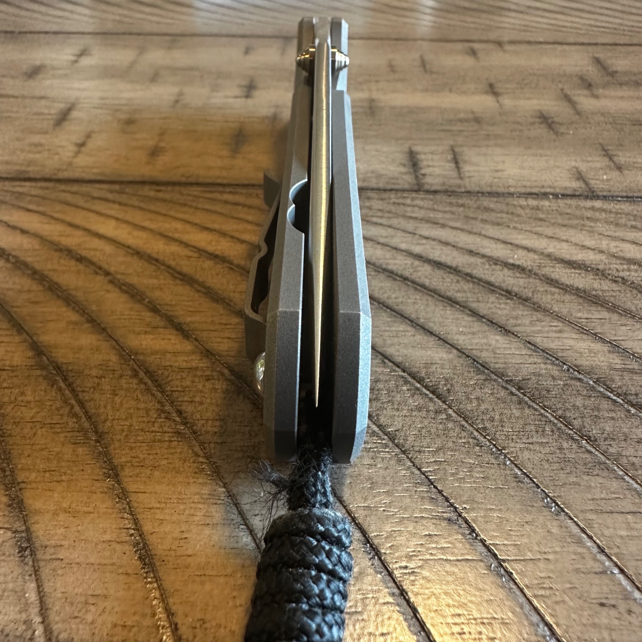 Bladebinge - Large Sebenza 31 Double Gold Thumb Lugs