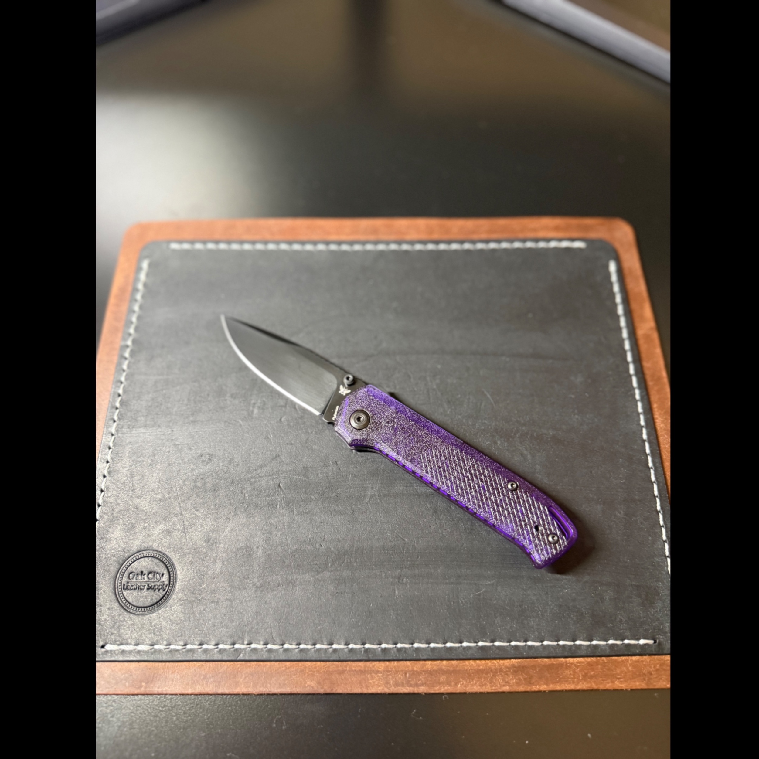 Bladebinge - Flytanium Arcade Lite Shark-Lock Knife Atomic Purple Polycarbonate (3.2" DLC)