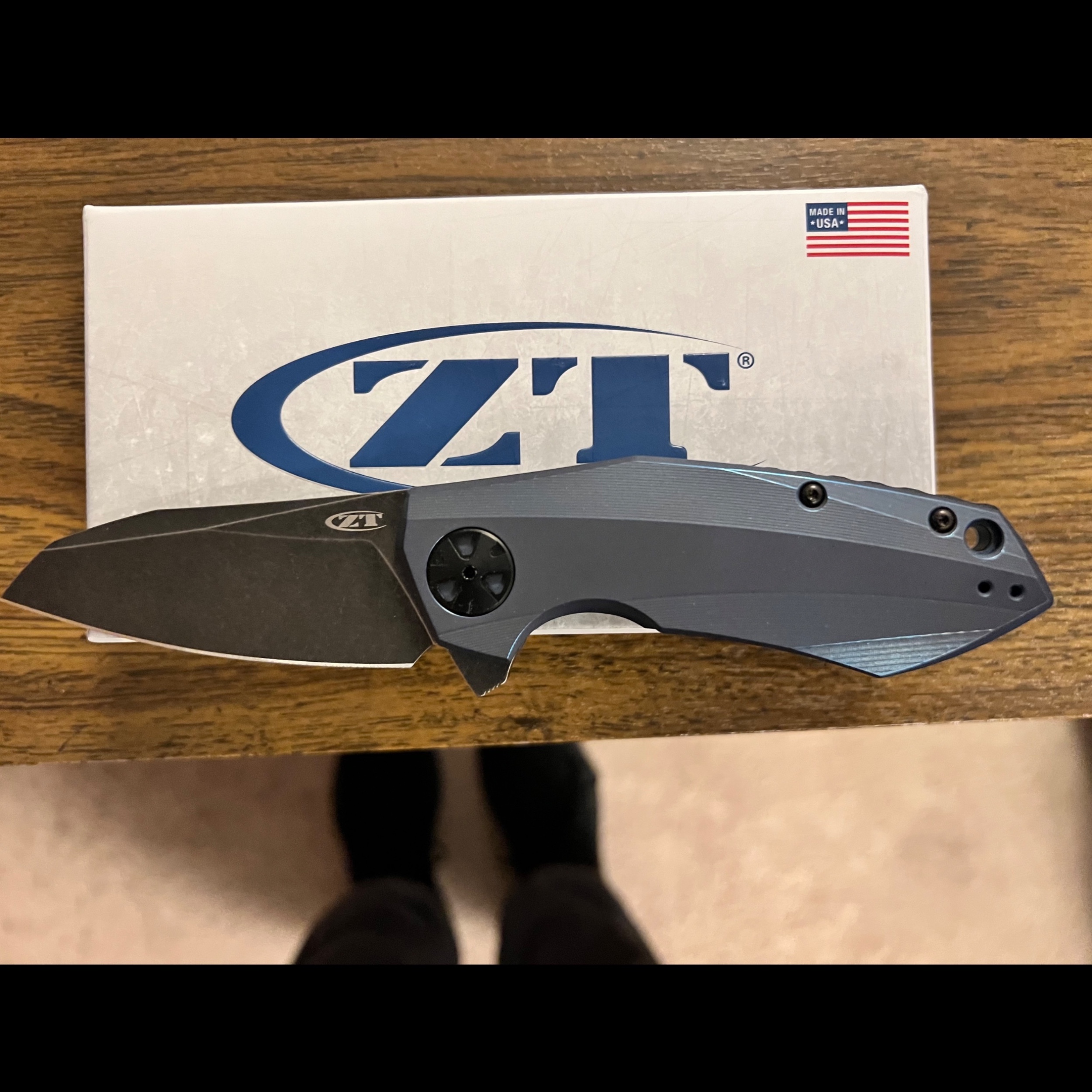 Bladebinge - Zero tolerance ZT 0456TIBLU Factory Special Series