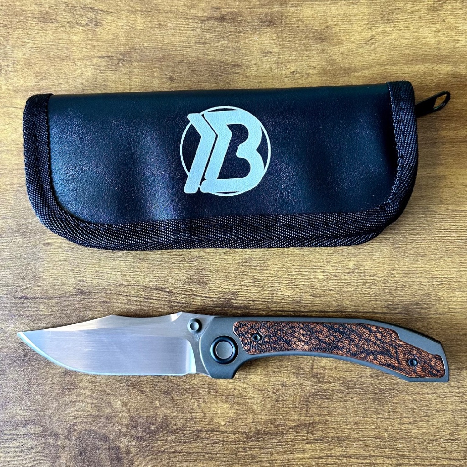 Bladebinge - Brian Brown Raptor V2 – M390 & Titanium w/ Custom Inlay