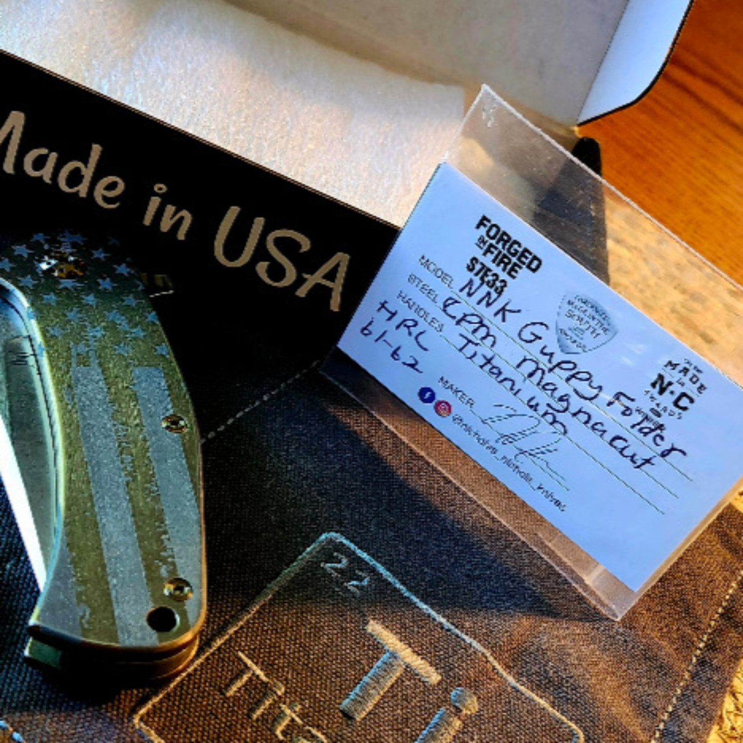 Bladebinge - MADE IN THE USA,Frame Lock Folder, Nicholas Nichols Knives ...