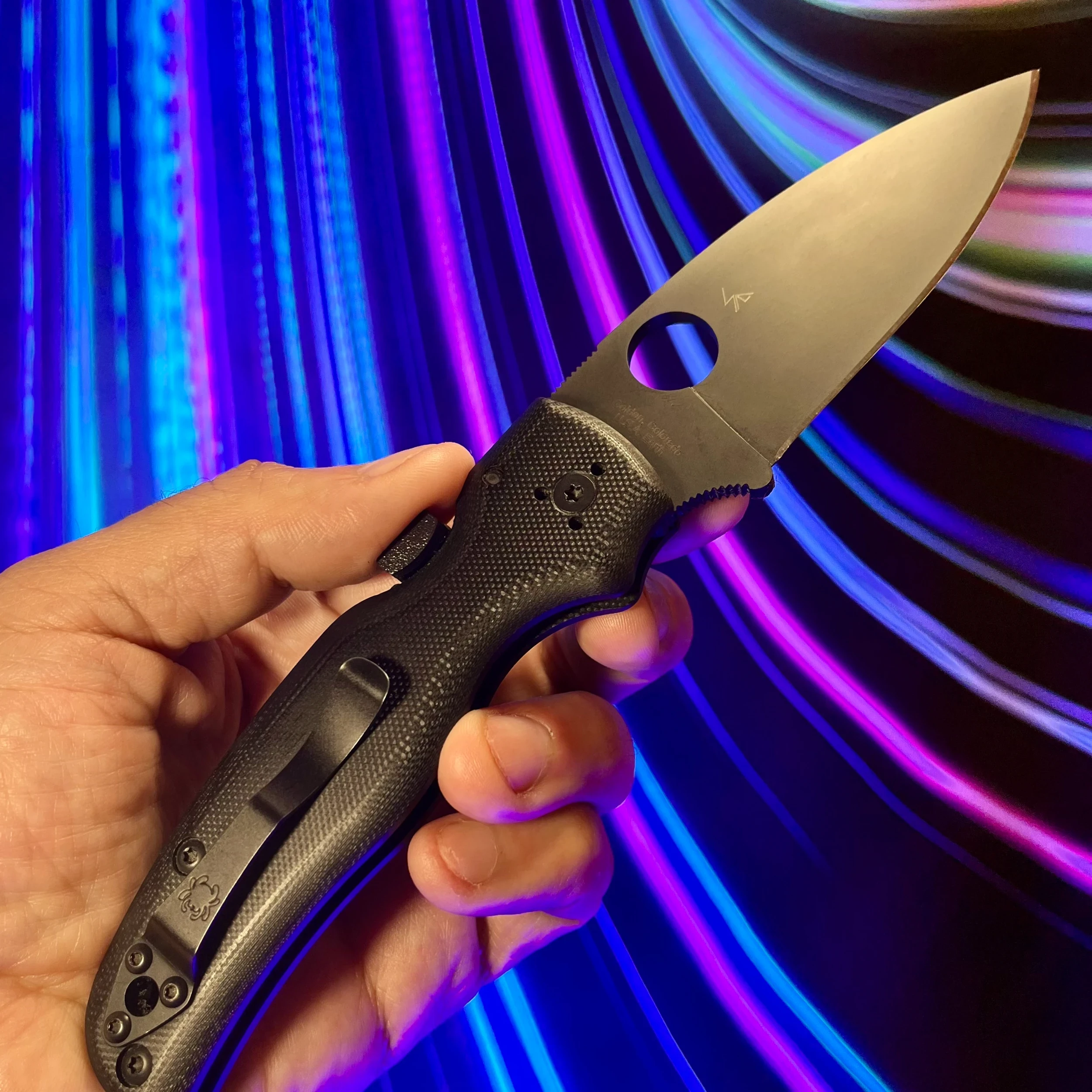 Bladebinge - Spyderco Shaman (LNIB) Compression Lock w/3D Button ...