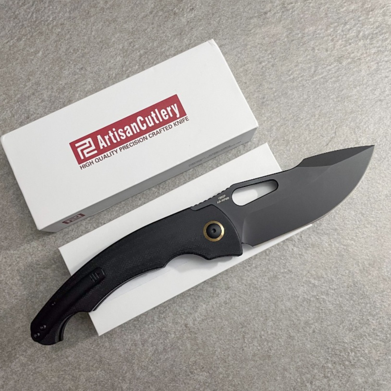 Bladebinge - ARTISAN CUTLERY XCELLERATOR ATZ-1860P AR-RPM9 BLADE MICARTA HANDLE