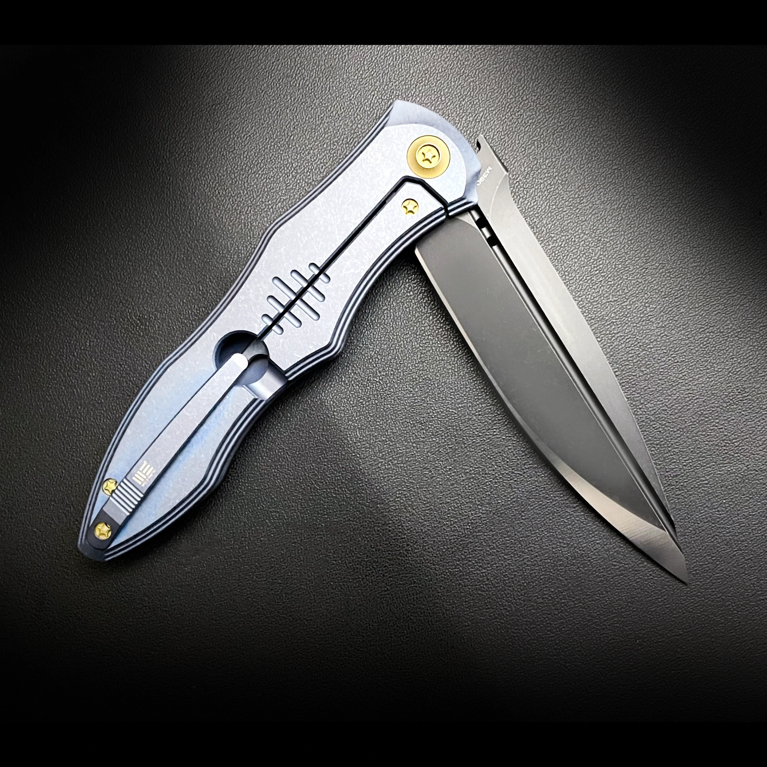 Bladebinge - WE Knife 613H Satin Blade Bohler M390 Blade W/ Pouch and ...