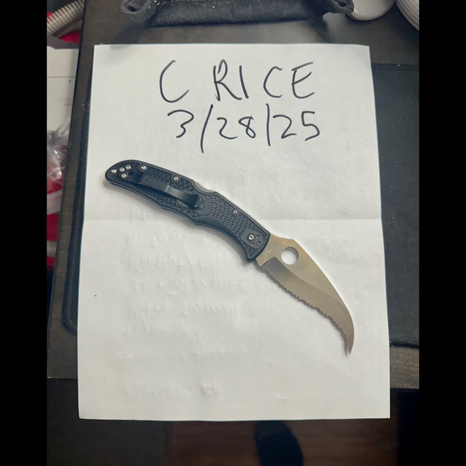 Bladebinge - SPYDERCO MATRIARCH 2 BLACK FRN