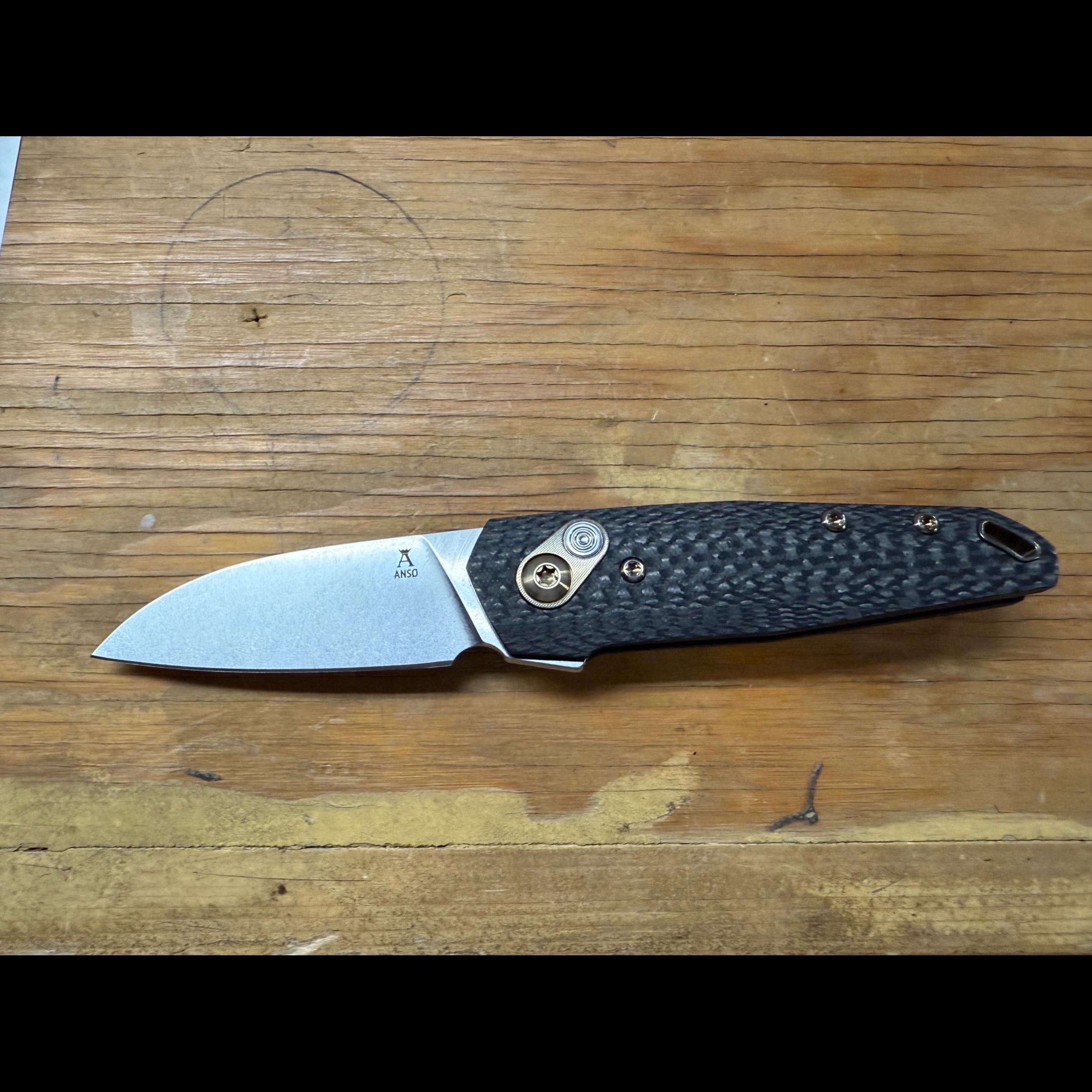 Bladebinge - ANSO of Denmark AROS / Carbon Fiber / Brass Accents