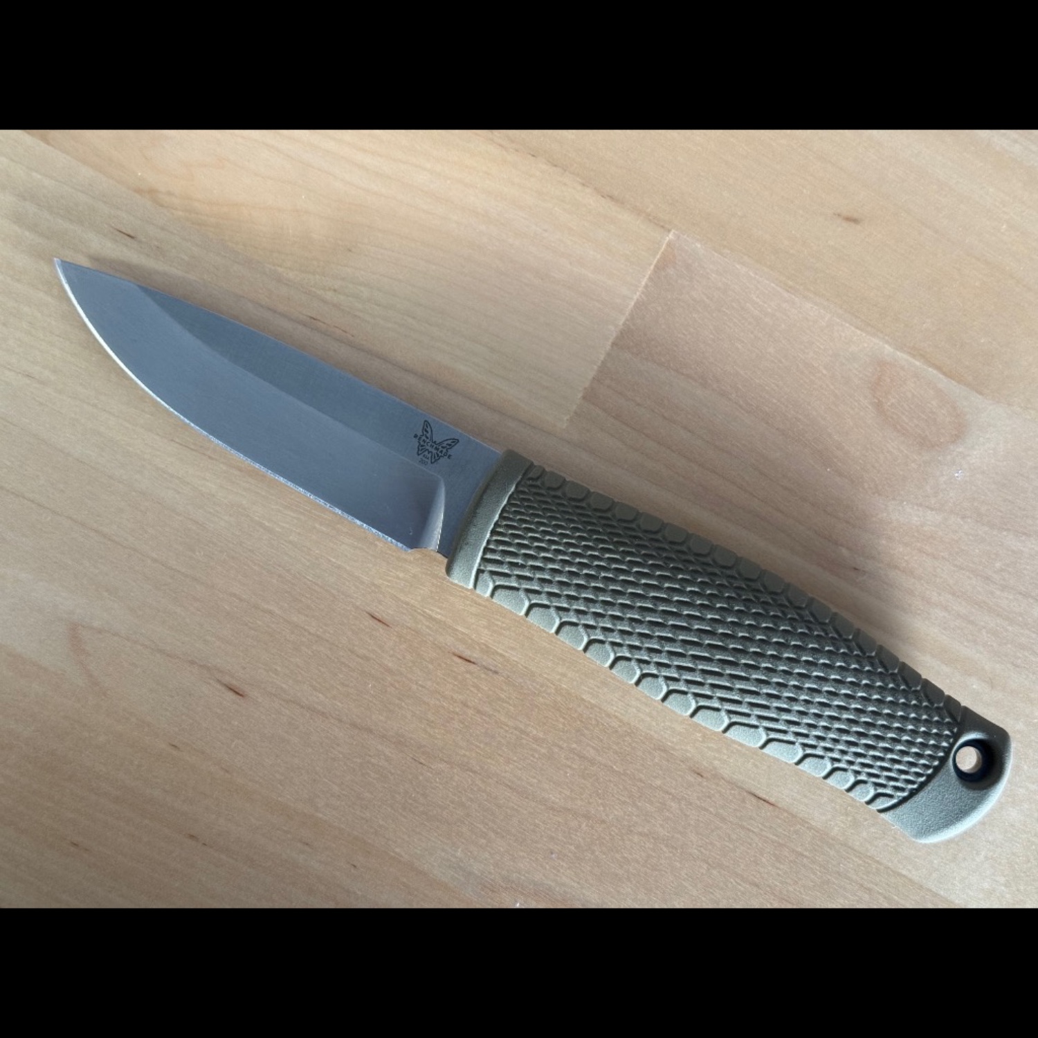 Bladebinge - Benchmade 200 Puukko Fixed Satin CPM-3V Ranger Green ...