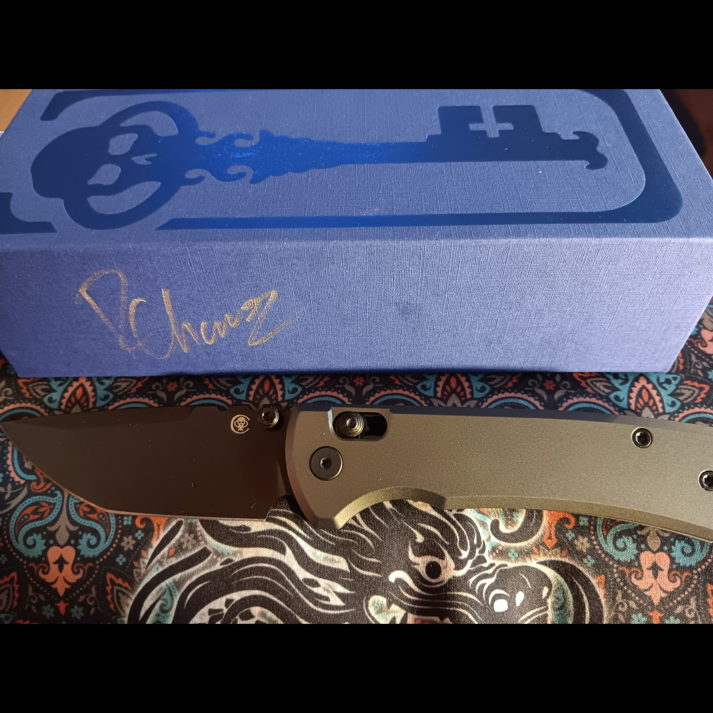 Bladebinge - Chaves knives x lock bought at blade show and has signed ...