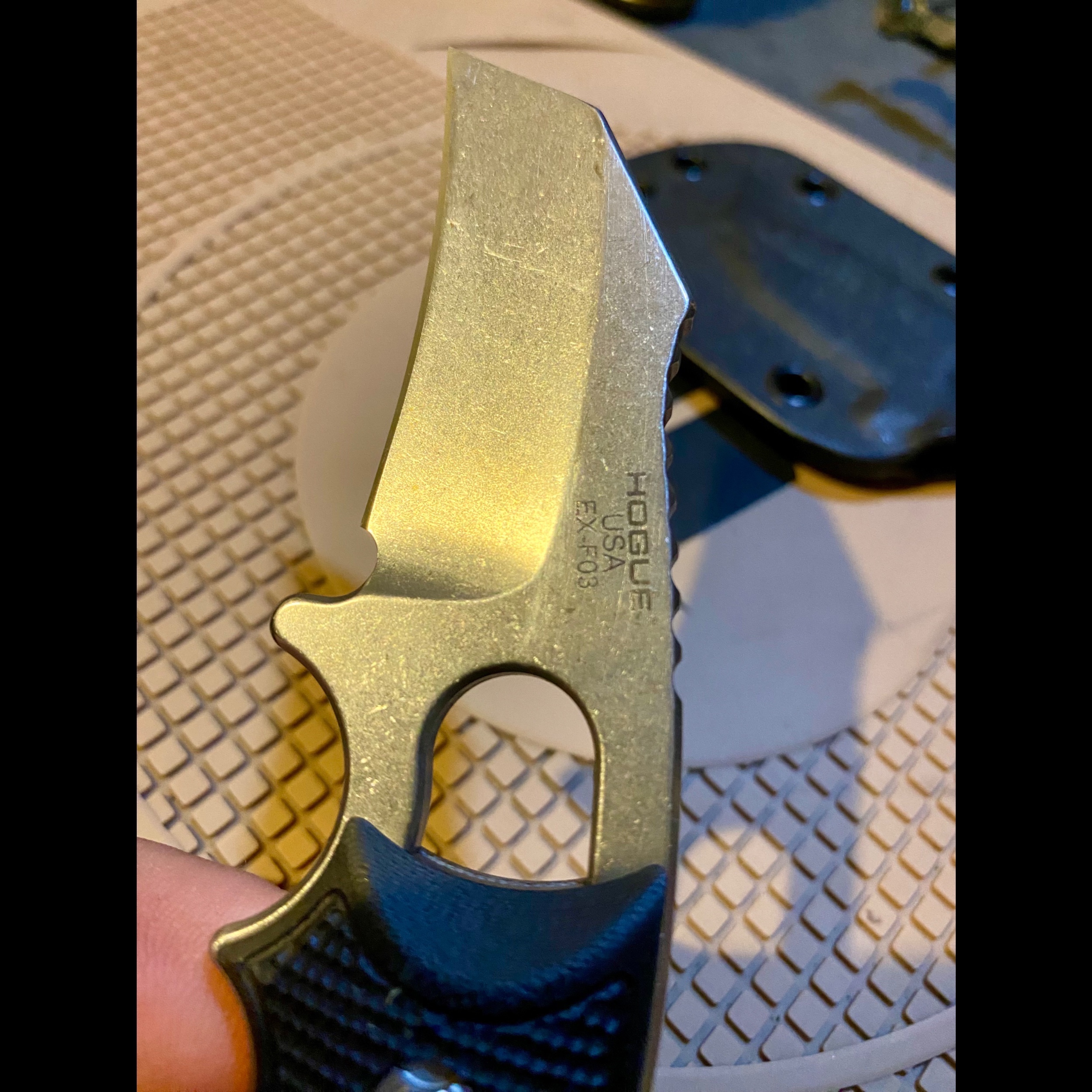 Bladebinge - Hogue EX- F03 hawkbill / G10