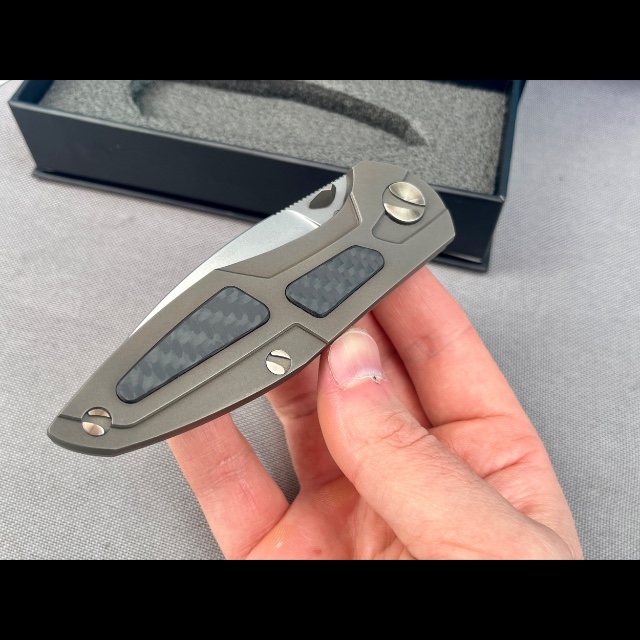 Bladebinge - NEW Cheburkov Toucan Elmax Bronze Titanium Carbon Fiber ...