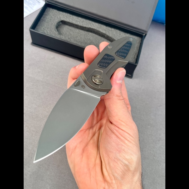 Bladebinge - NEW Cheburkov Toucan Elmax Bronze Titanium Carbon Fiber ...