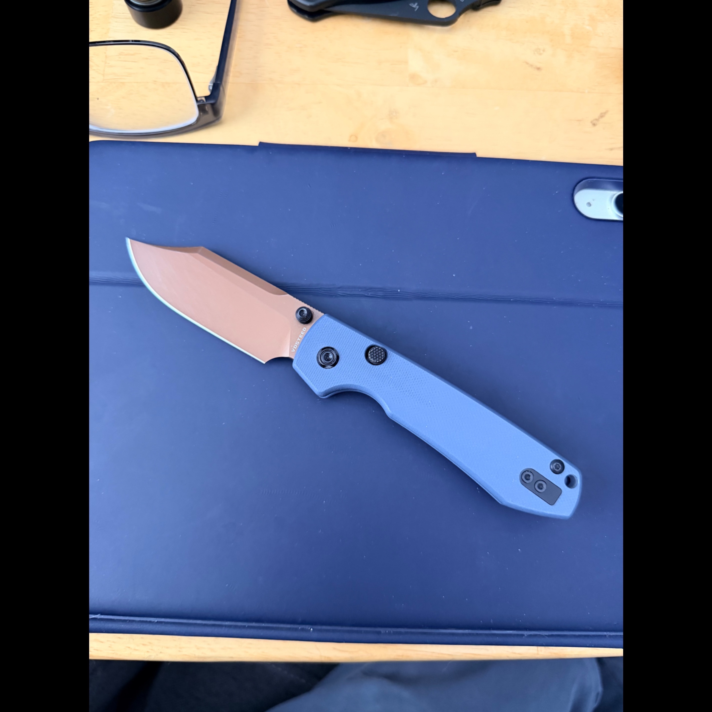 Bladebinge - PRICE DROP! Gorgeous Vosteed Raccoon in blue G10 and ...