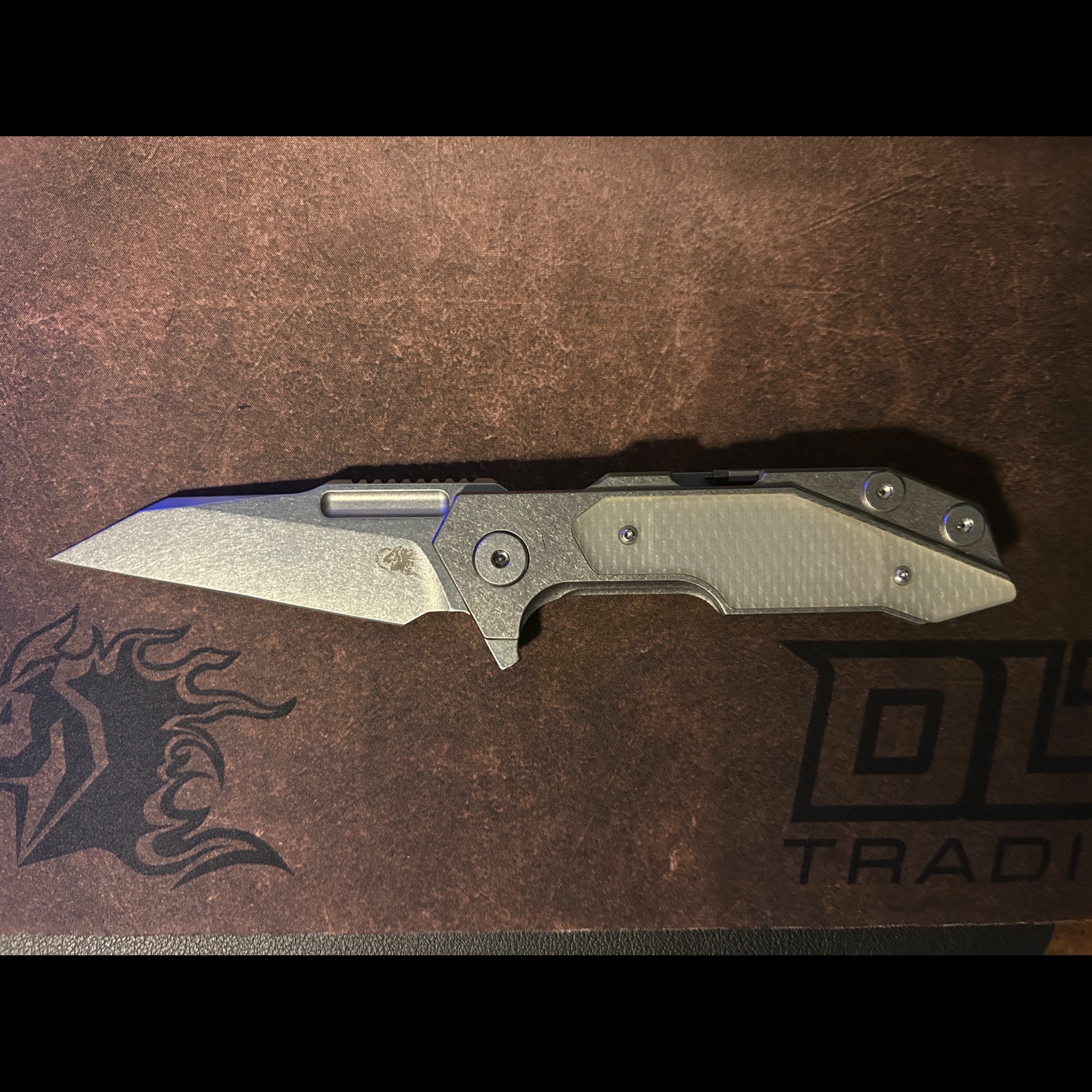 Bladebinge - Hinderer Full Track Wharncliffe S45VN Stonewashed Titanium ...