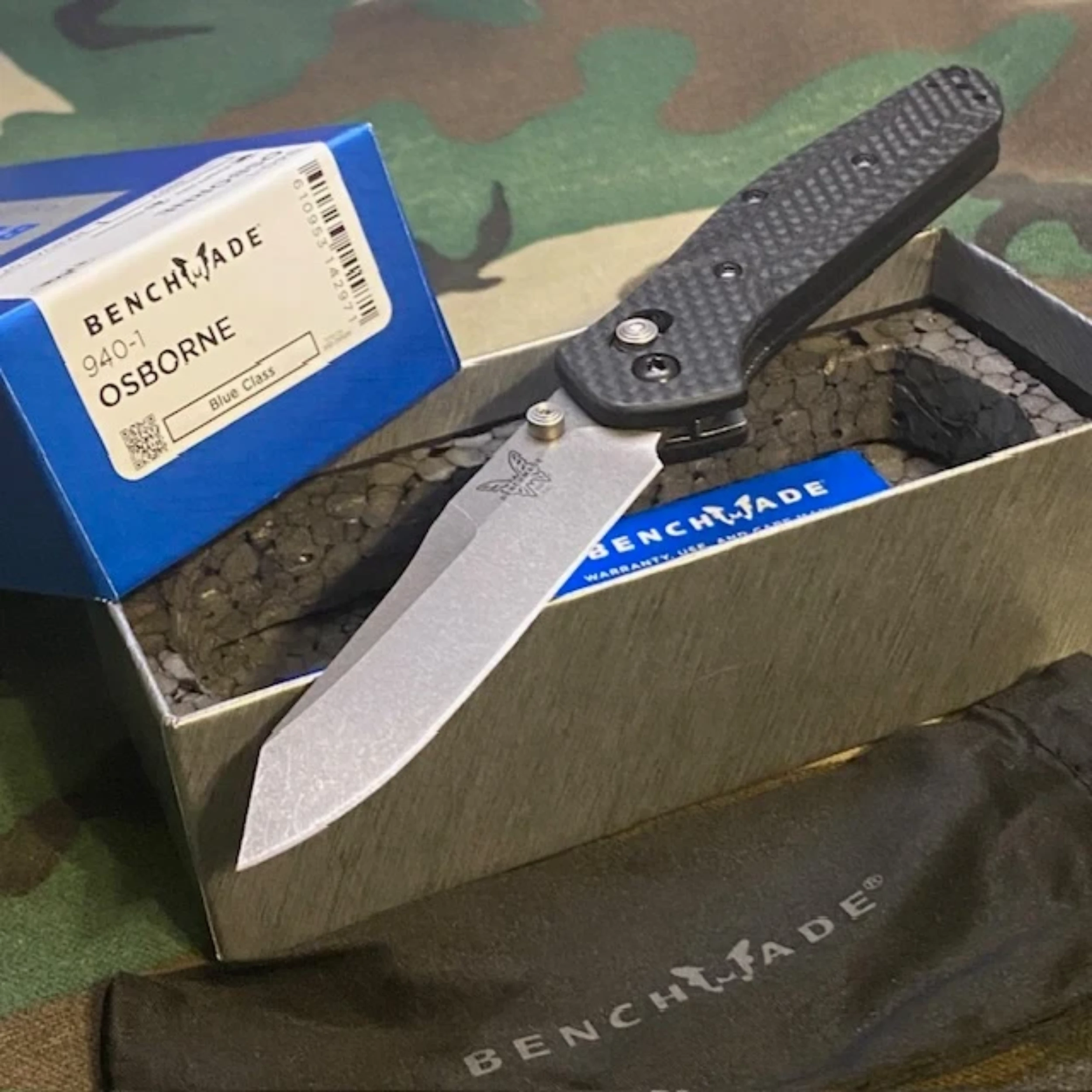 Bladebinge - Benchmade Osborne 940-1 Knife / CPM-S90V / Carbon Fiber ...