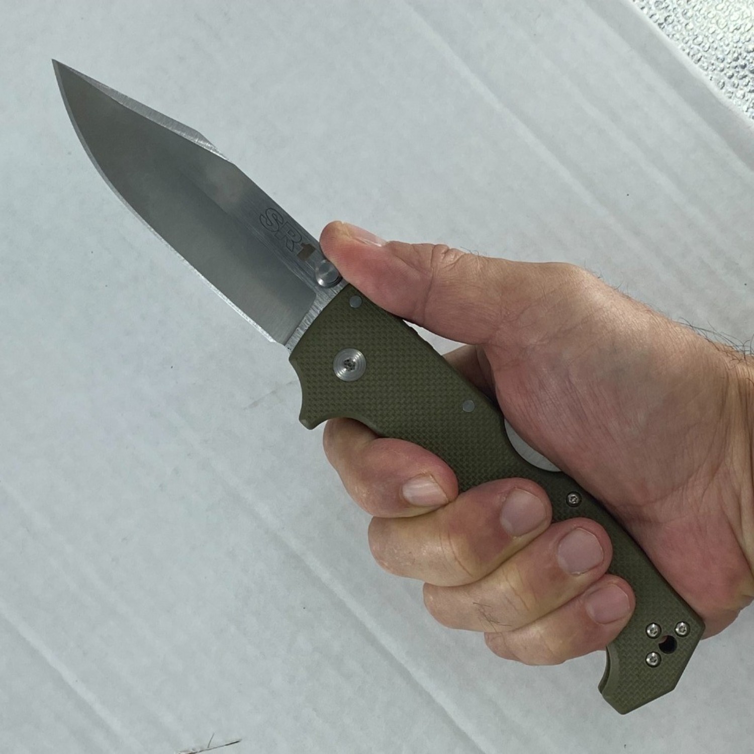 Bladebinge - Upgraded classic beefcake Cold Steel SR1 with S35VN and ...