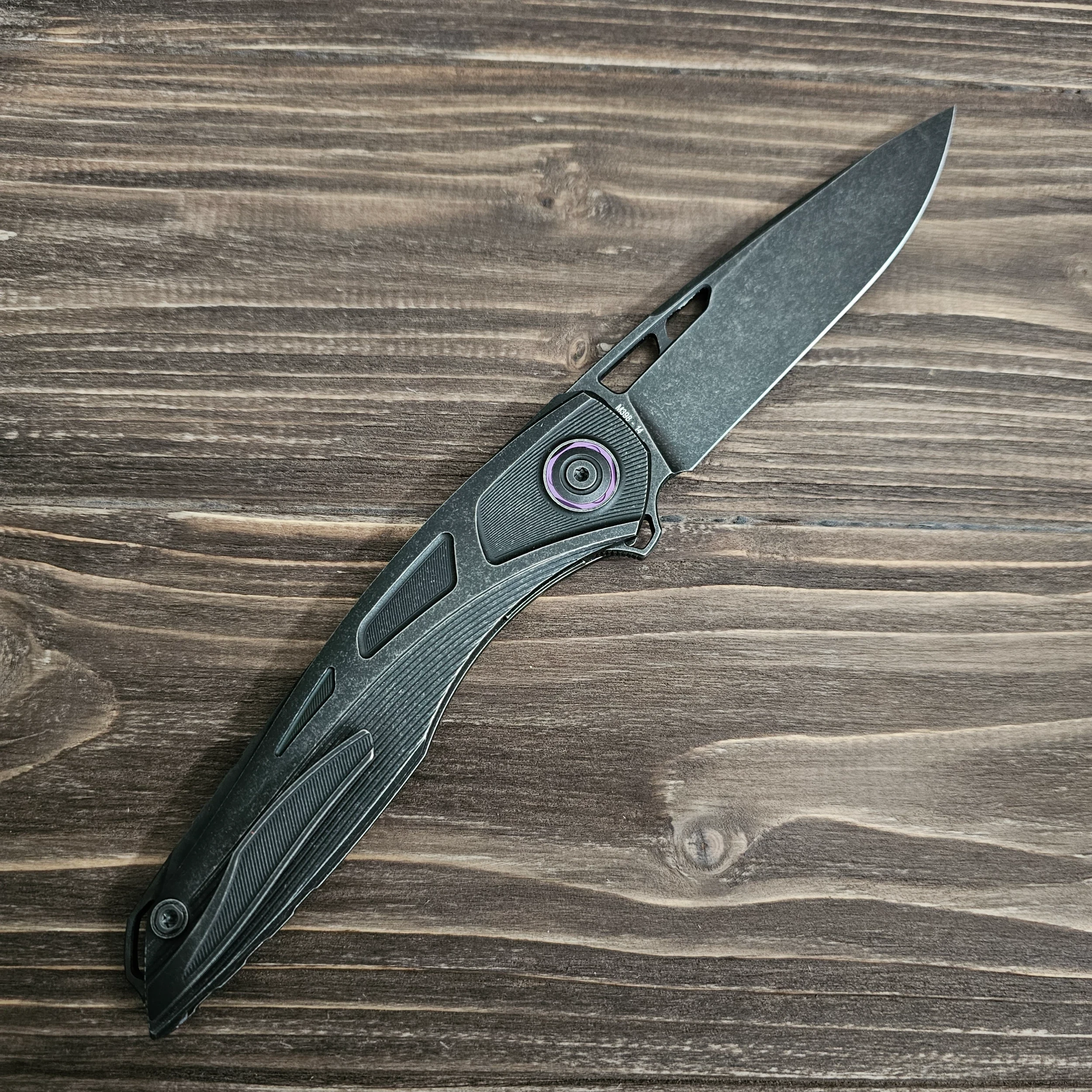 Bladebinge - CKF RARE Blackwash Sukhoi-5 with custom purple anodized ...