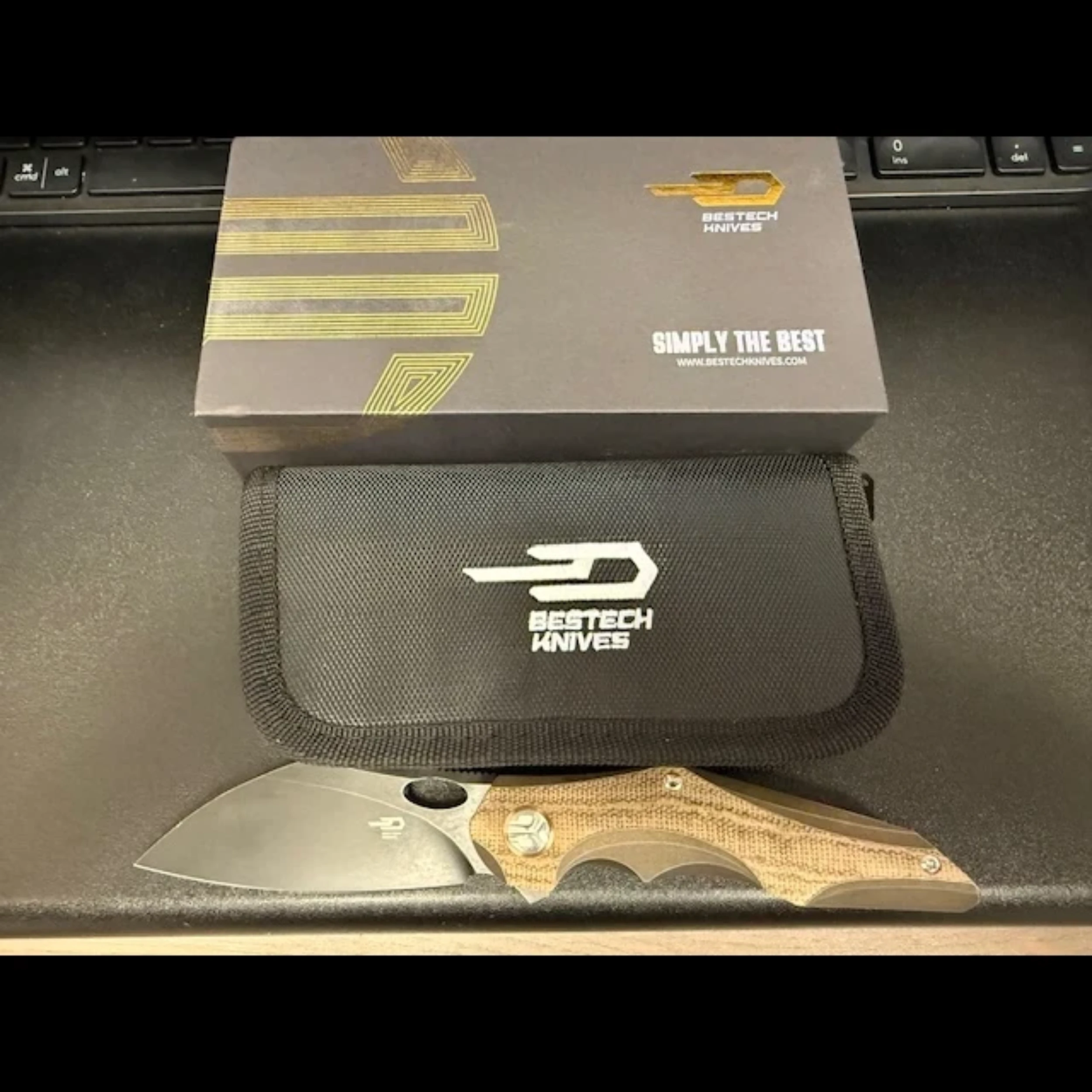 Bladebinge - Bestech Knives Nogard Folding Knife 3.38" M390 Steel Blade ...