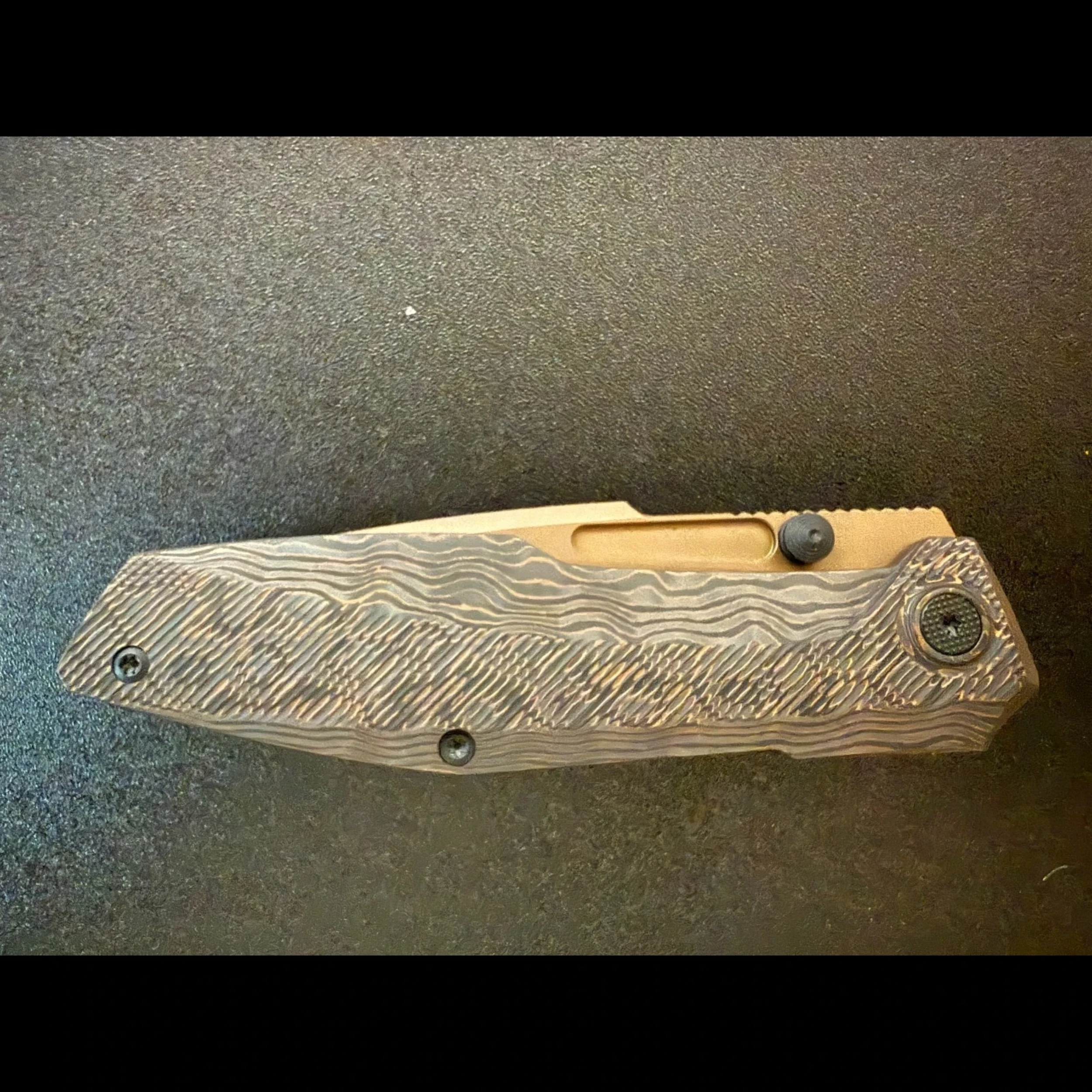 Bladebinge - Null Knives Raiden R2 Type S Copper Camo Carbon Fiber ...