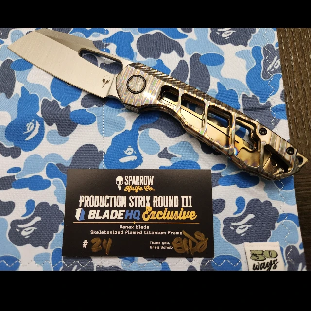Bladebinge - FIRM ON PRICE Sparrow Strix Blade HQ Exclusive - Heatwave ...