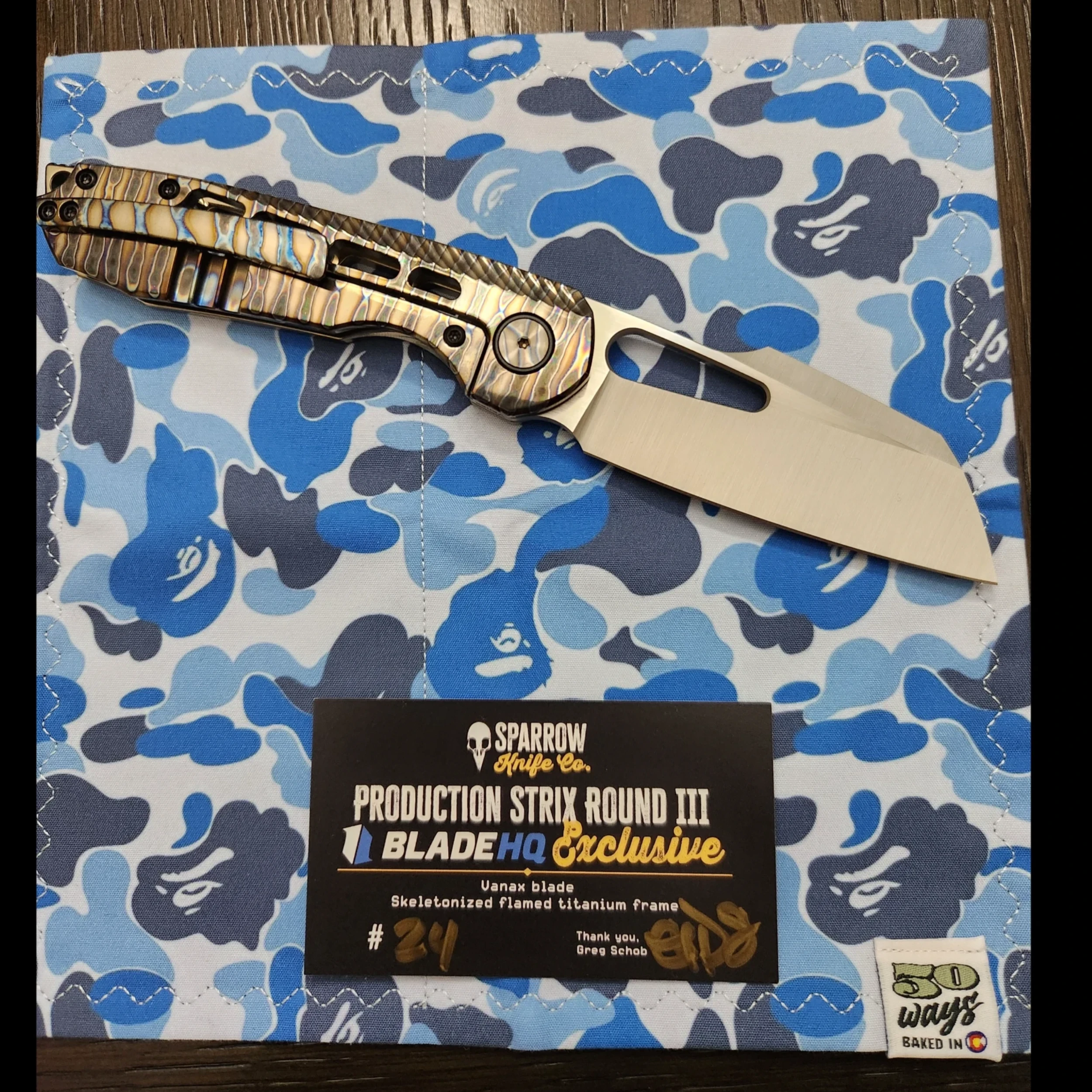 Bladebinge - FIRM ON PRICE Sparrow Strix Blade HQ Exclusive - Heatwave ...
