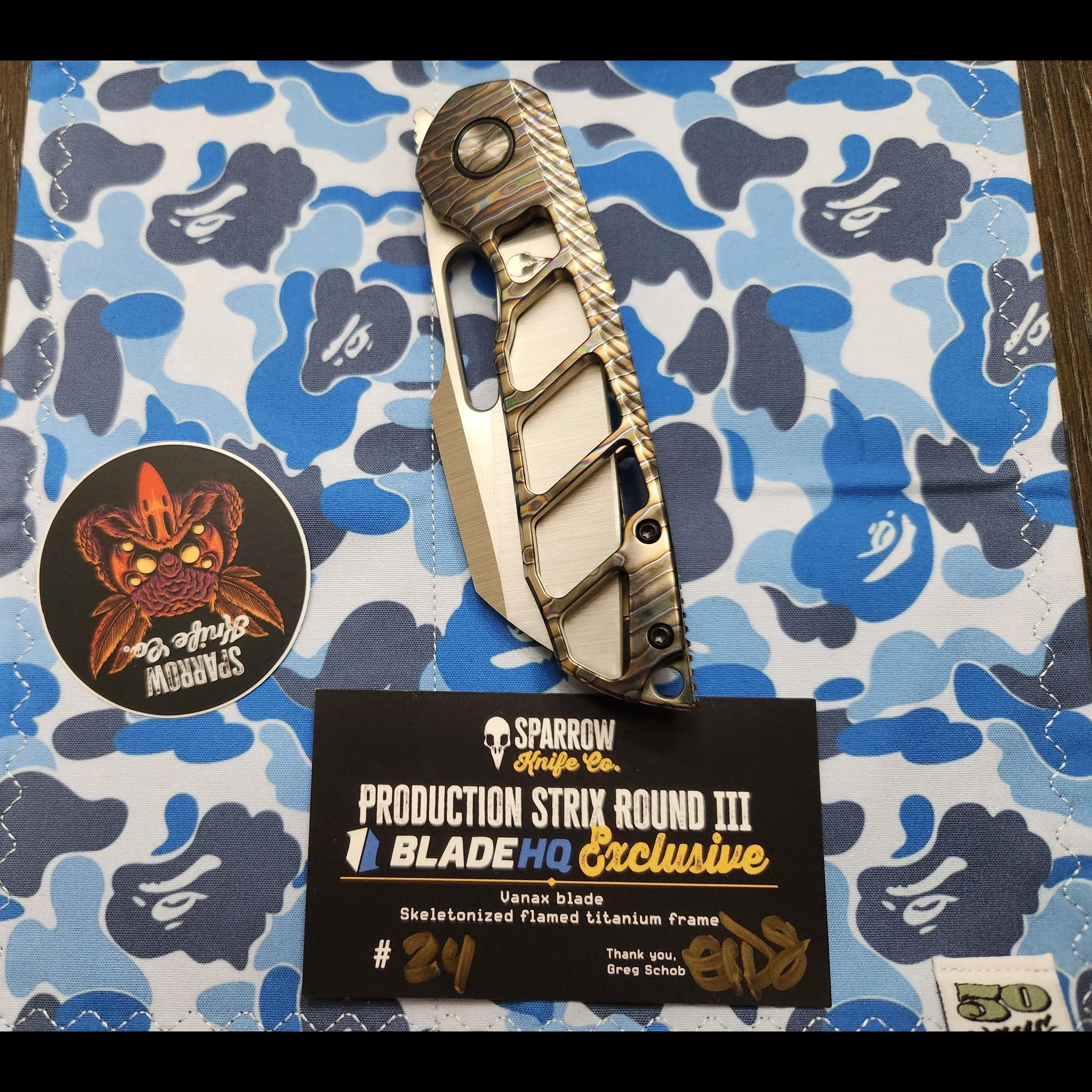 Bladebinge - FIRM ON PRICE Sparrow Strix Blade HQ Exclusive - Heatwave ...