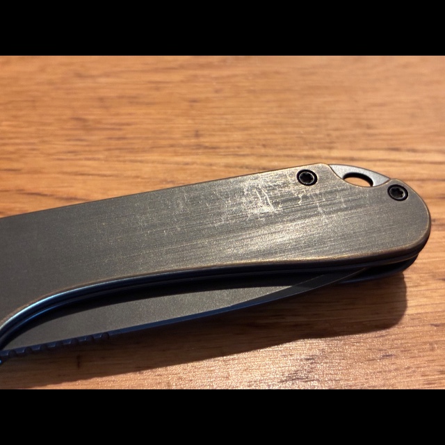 Bladebinge - CIVIVI Elementum Tanto Liner Lock Knife Brass