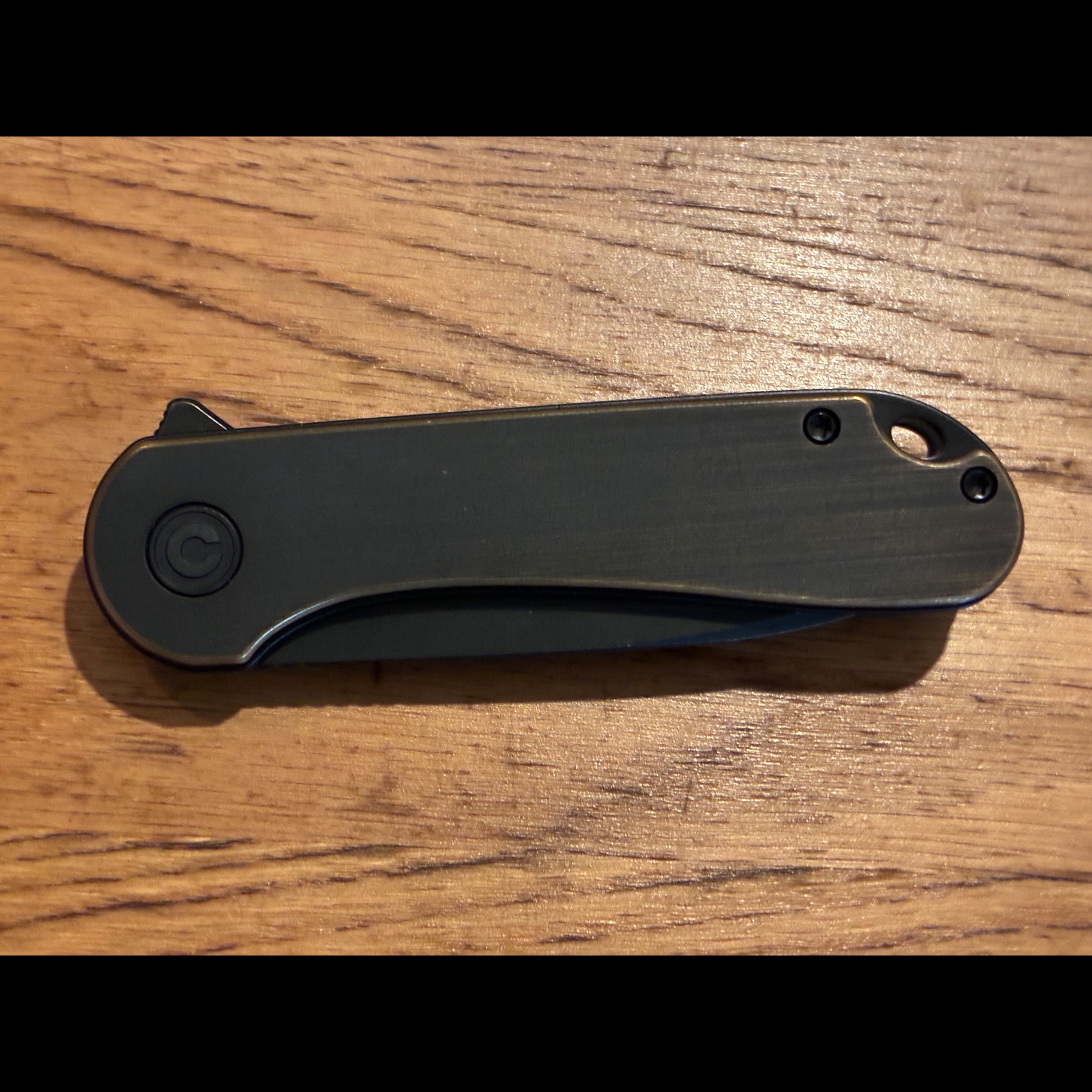 Bladebinge - CIVIVI Elementum Tanto Liner Lock Knife Brass
