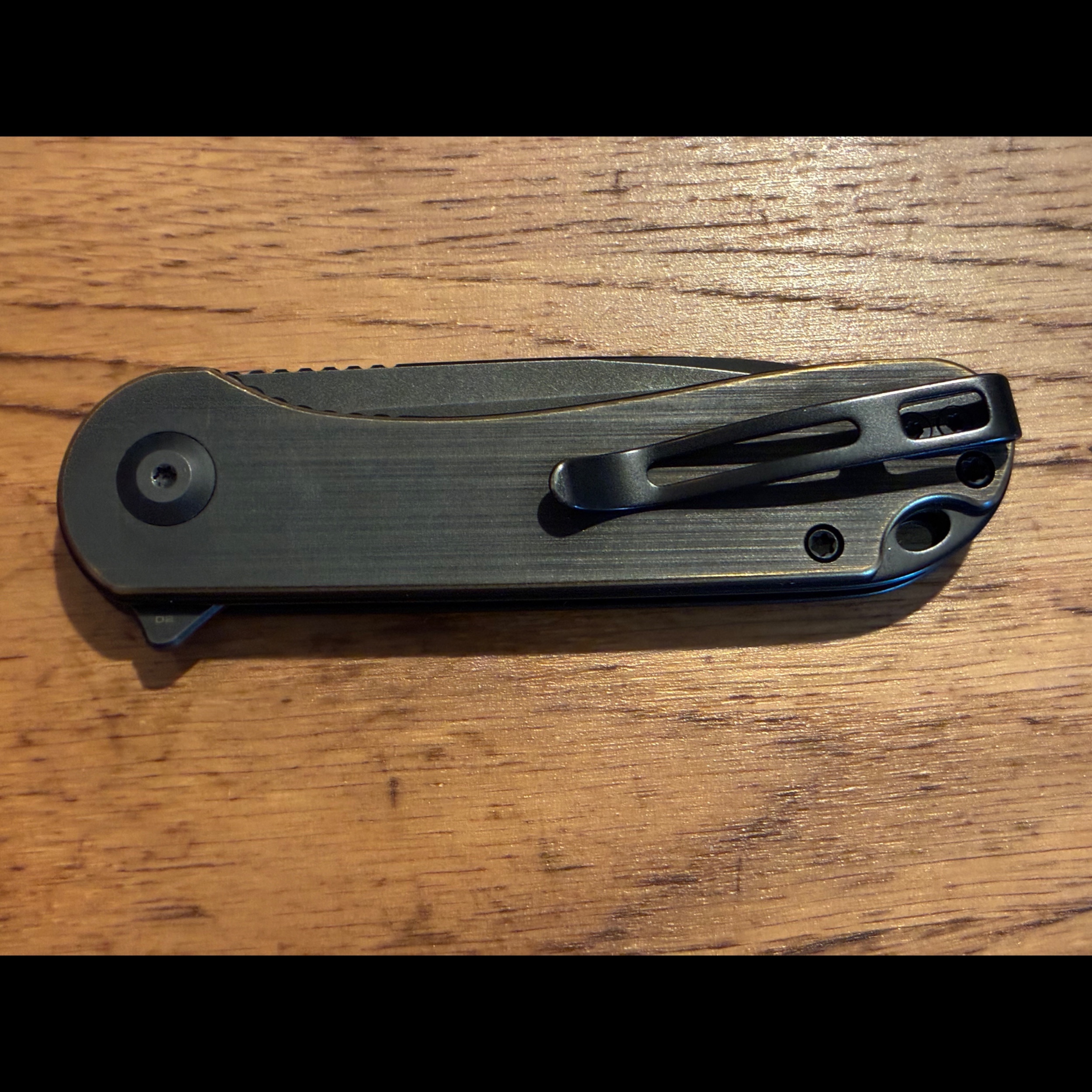 Bladebinge - CIVIVI Elementum Tanto Liner Lock Knife Brass