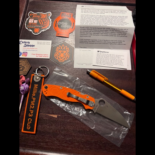 Bladebinge - Spyderco CSI PM2 Warncliffe C81GPWCORRX1212 - Orange Hex ...