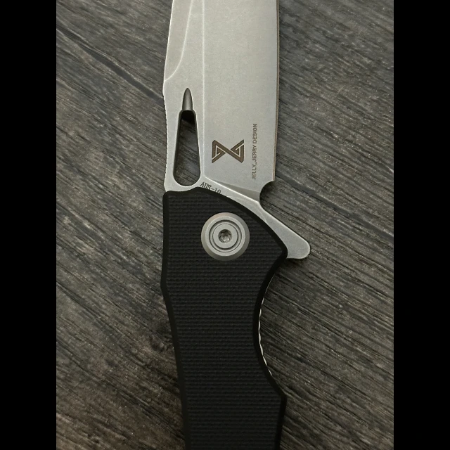 Bladebinge - BUDGET KING - Kubey Raven Knife Black G-10 (3.8" Satin ...