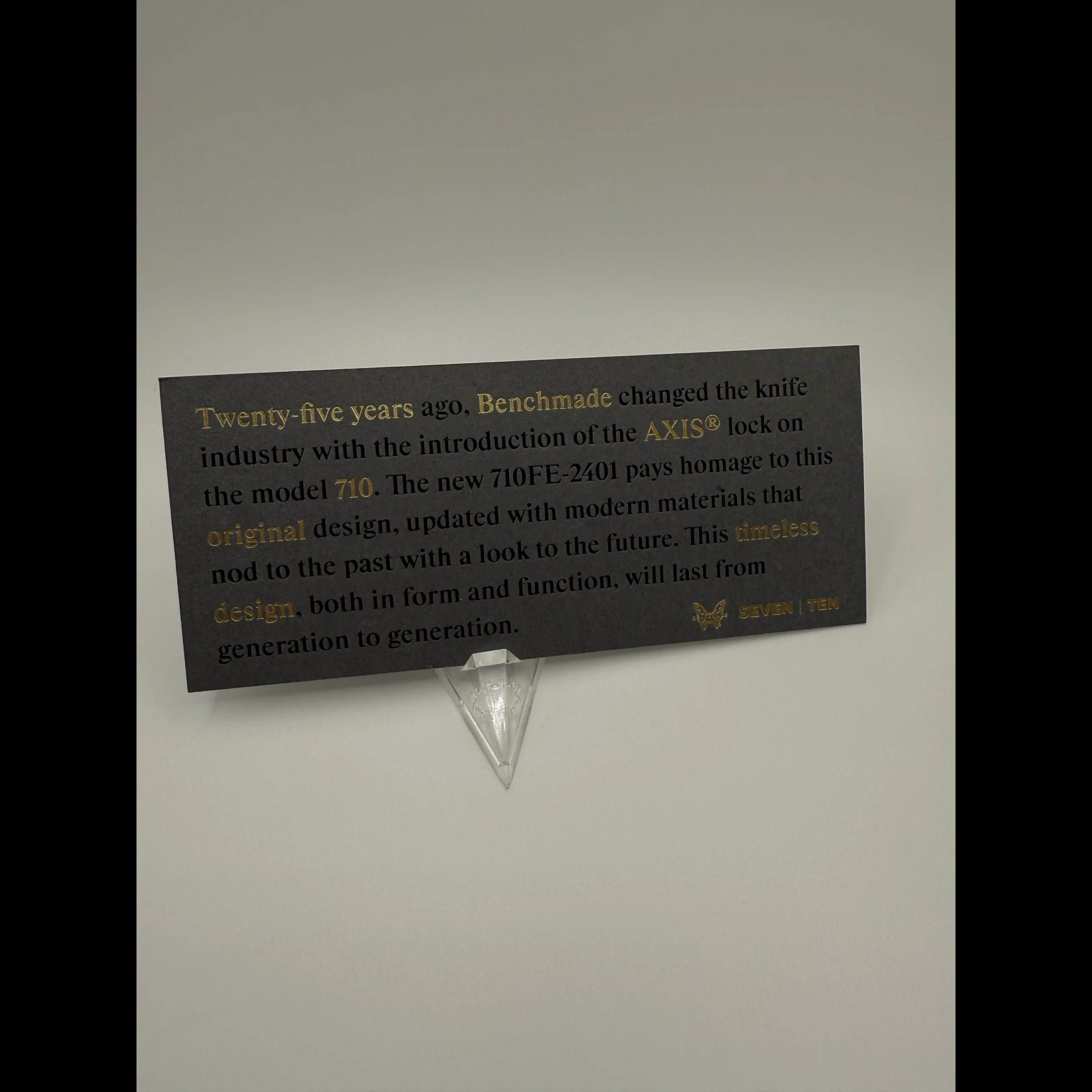 Bladebinge - Benchmade Seven Ten Limited Edition ** Last Price Drop**