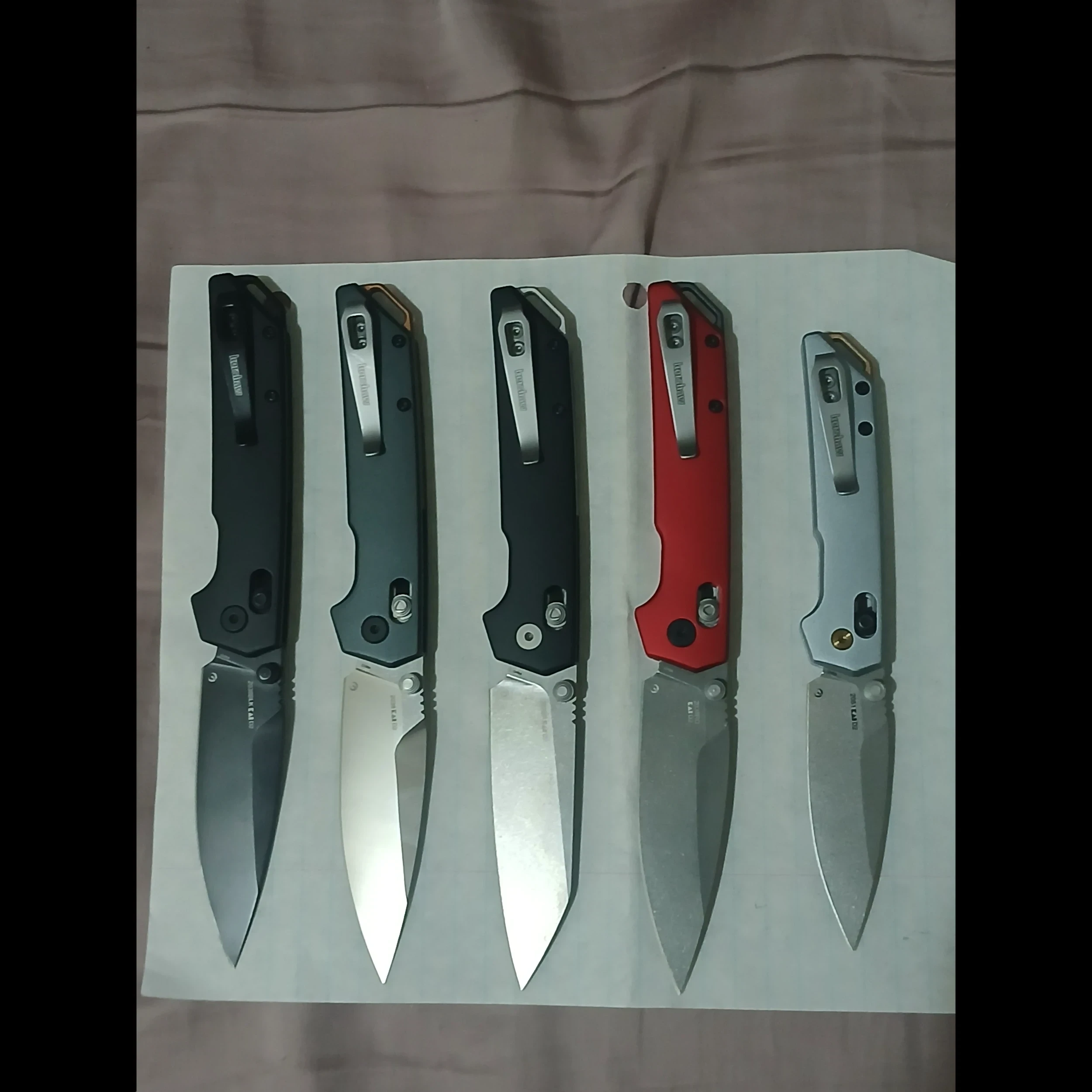 Bladebinge - 5 Kershaw iridiums