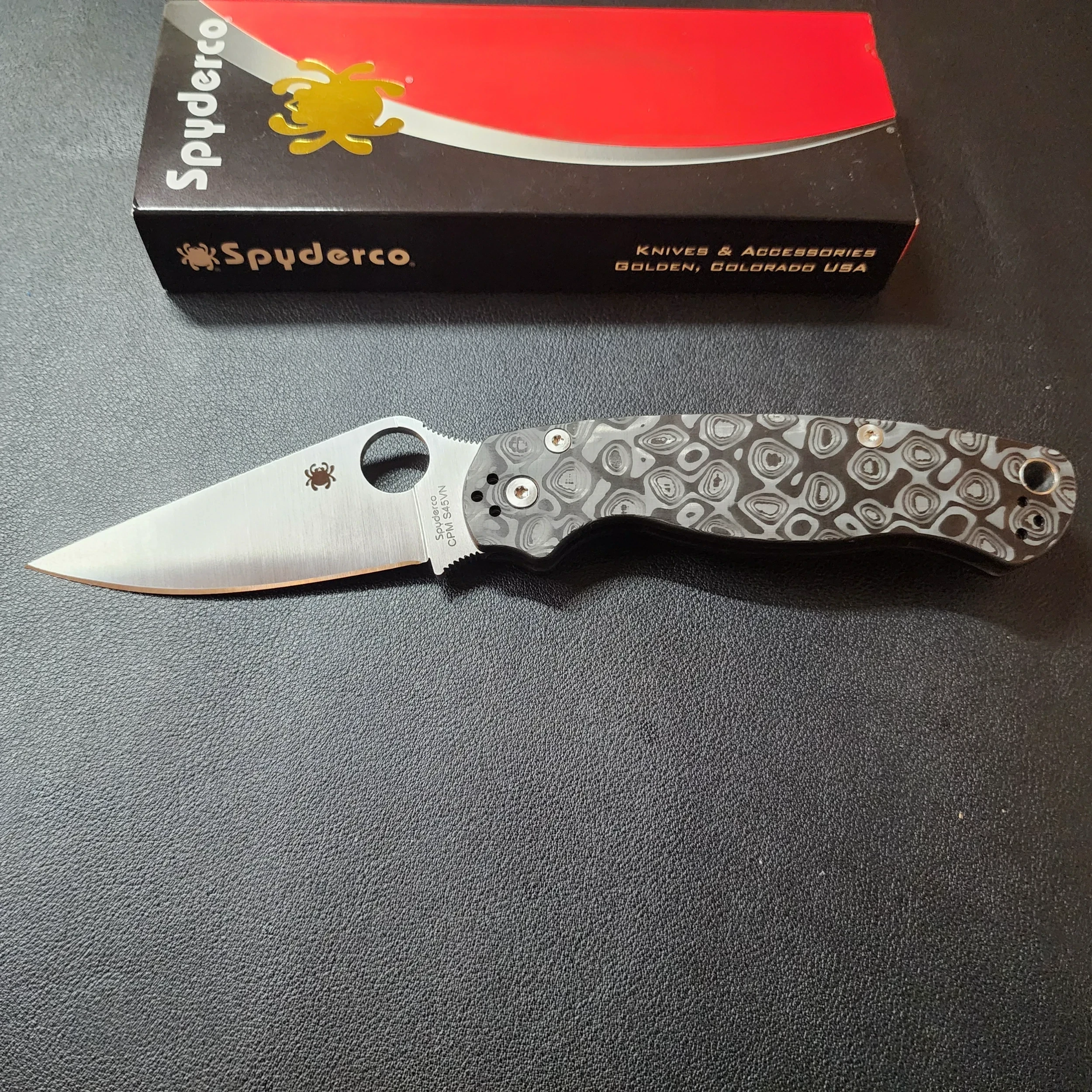 Bladebinge - Spyderco Paramilitary 2 Folding Knife 3.42" CPM-S45VN ...