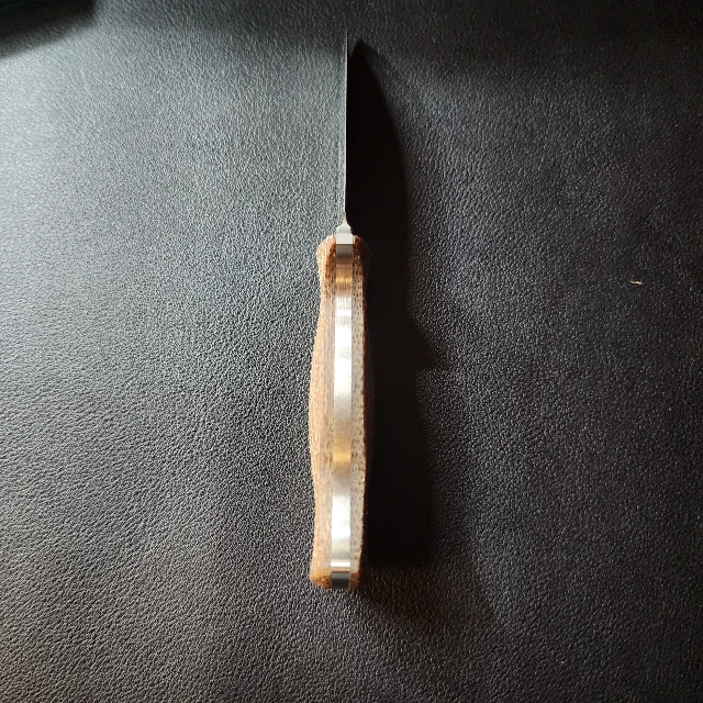 Bladebinge - TwoSun Mini Fixed Blade Knife Brown Micarta Handle M390 ...