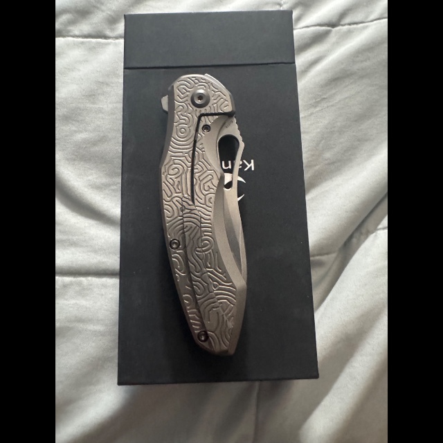 Bladebinge - Kansept Knives Djinn Designs Echis Titanium