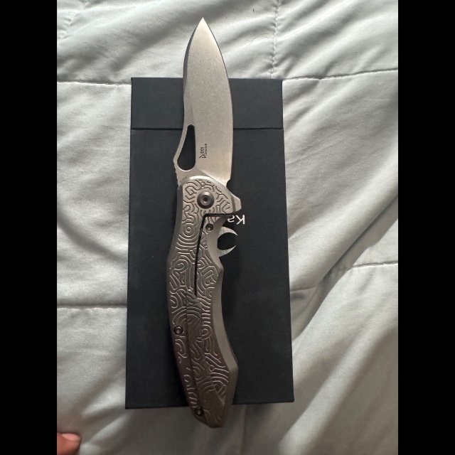 Bladebinge - Kansept Knives Djinn Designs Echis Titanium